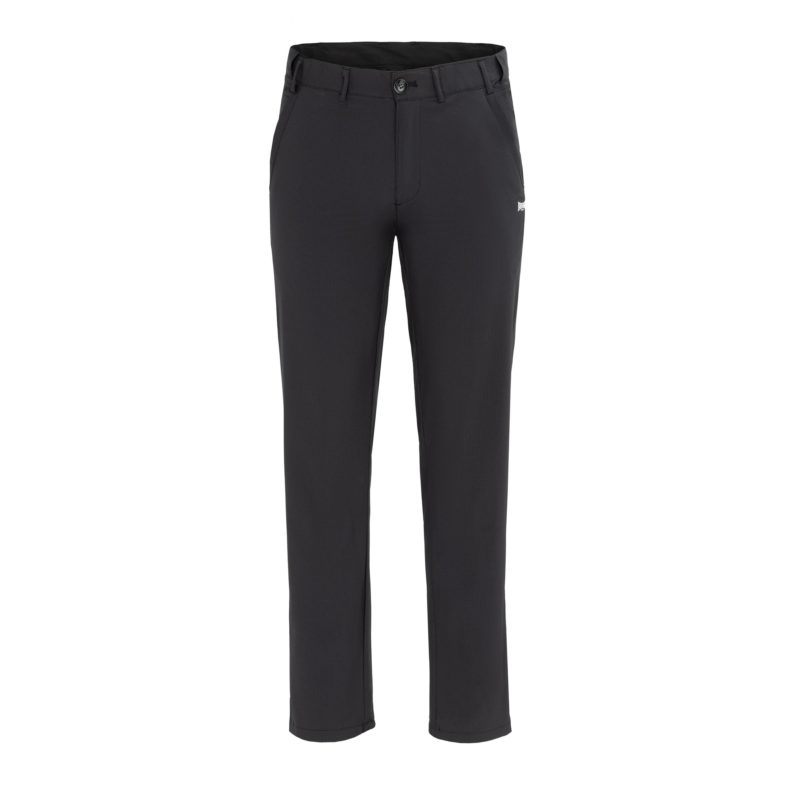 Lonsdale | Straight Leg Full Length Trousers | Open Hem Poly Tracksuit ...