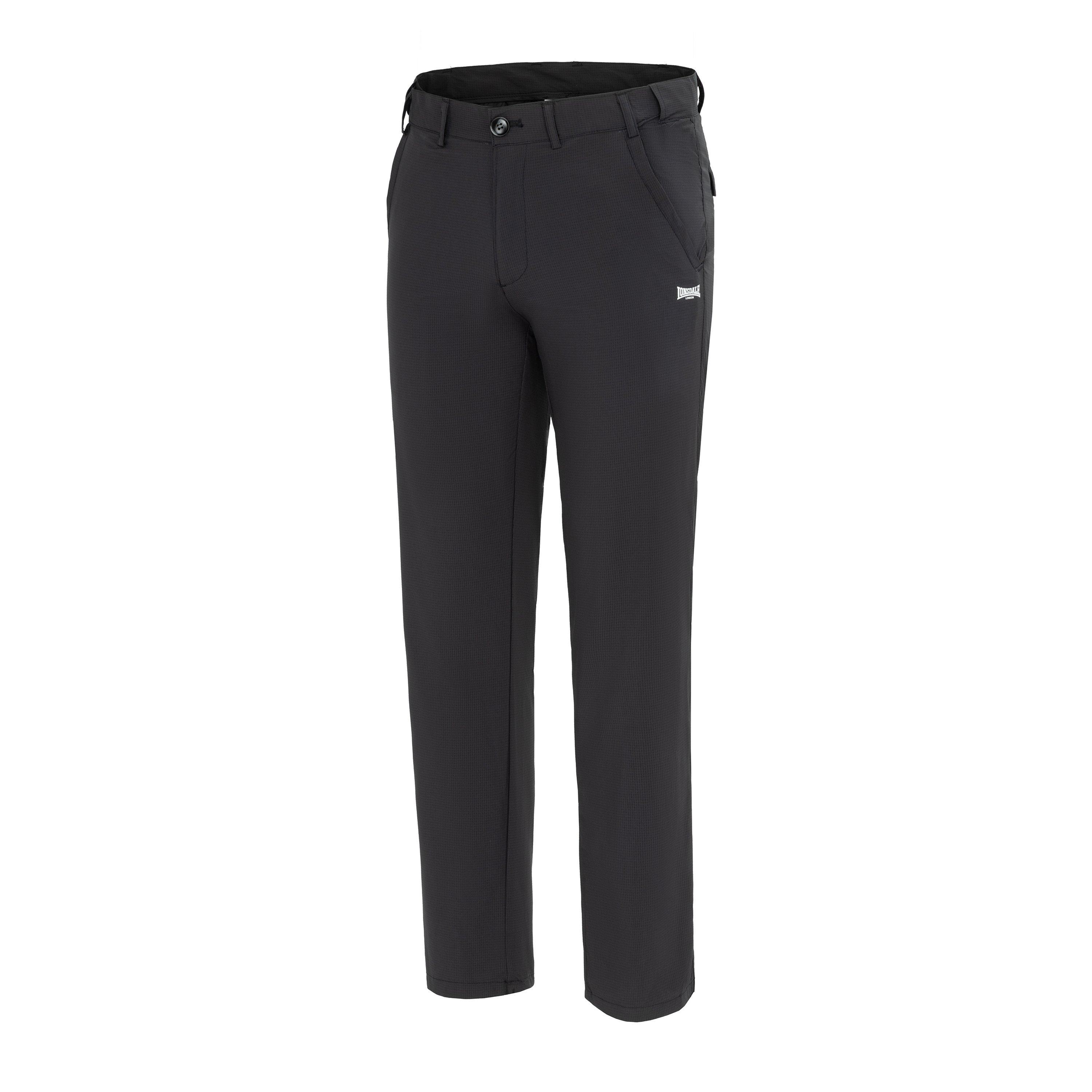 Lonsdale | Straight Leg Full Length Trousers | Open Hem Poly Tracksuit ...