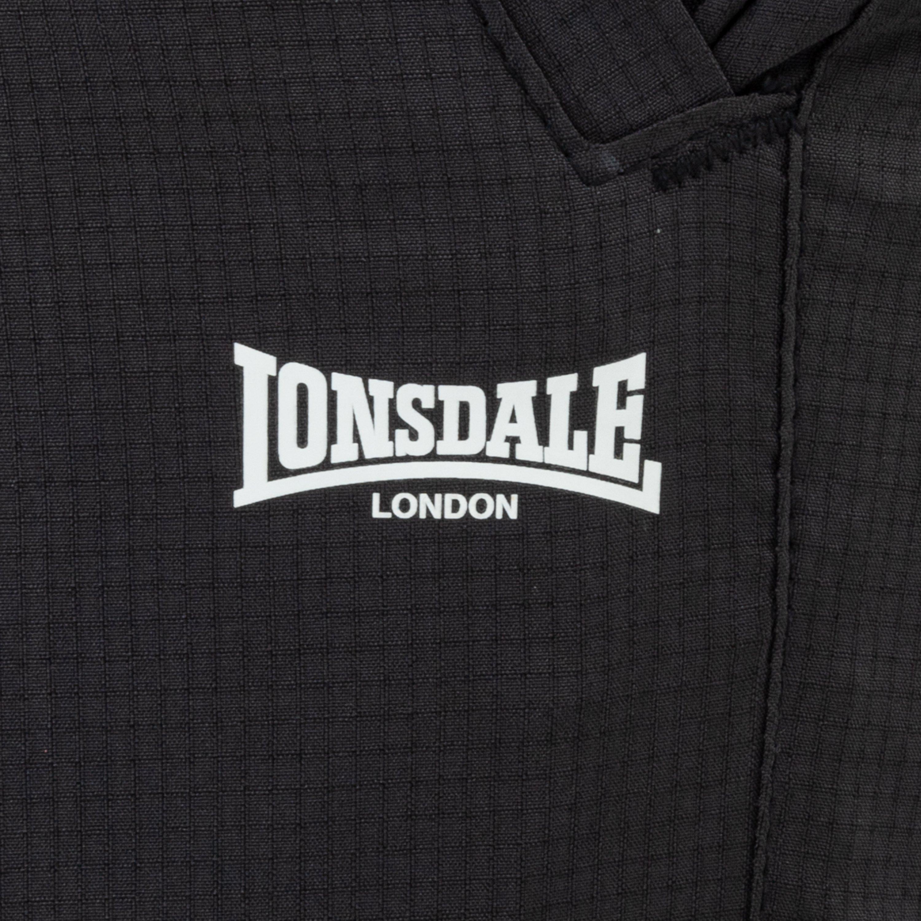 Lonsdale | Straight Leg Full Length Trousers | Open Hem Poly Tracksuit ...