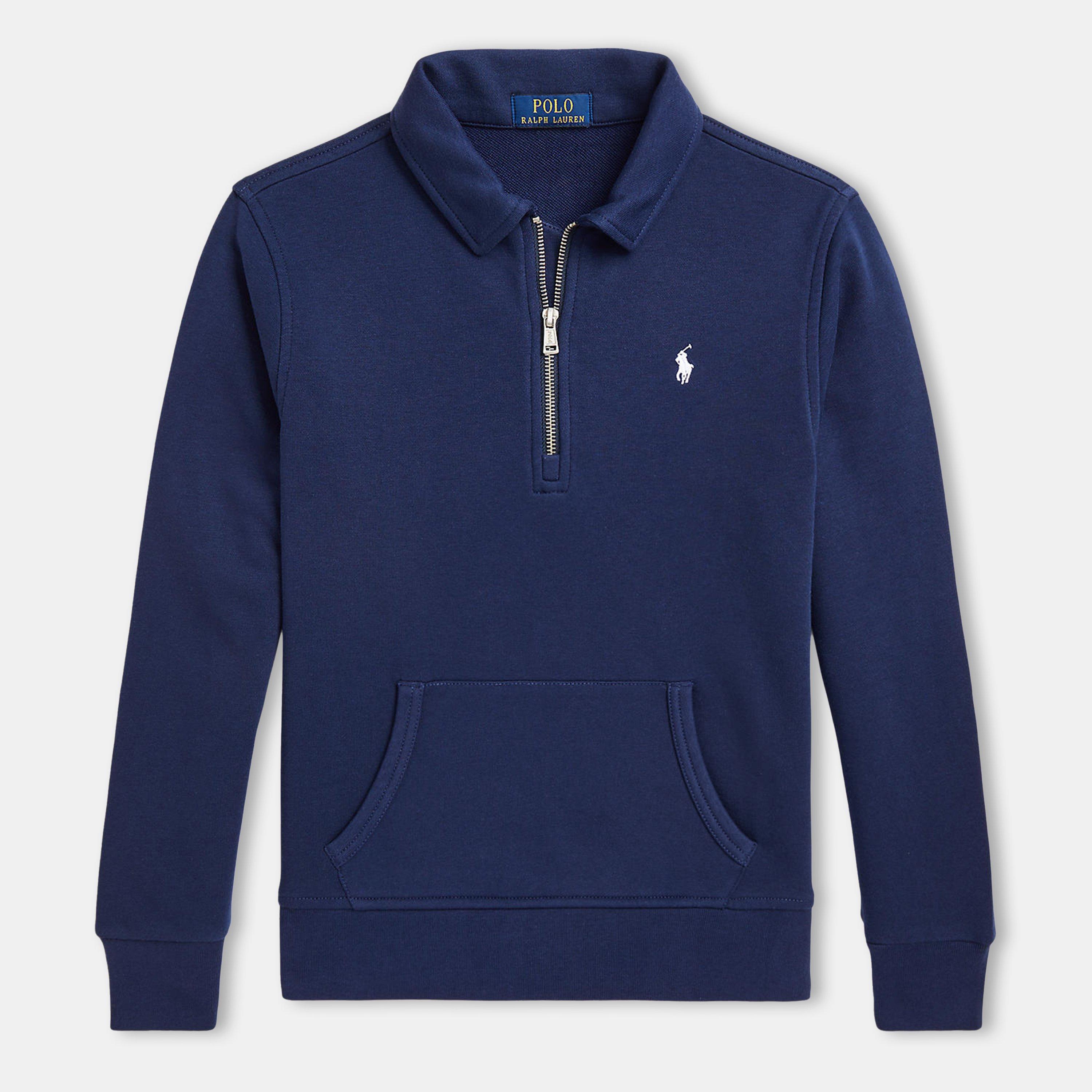 Polo Ralph Lauren | French Terry Collared Sweatshirt | 1/4 Zip Fleece ...