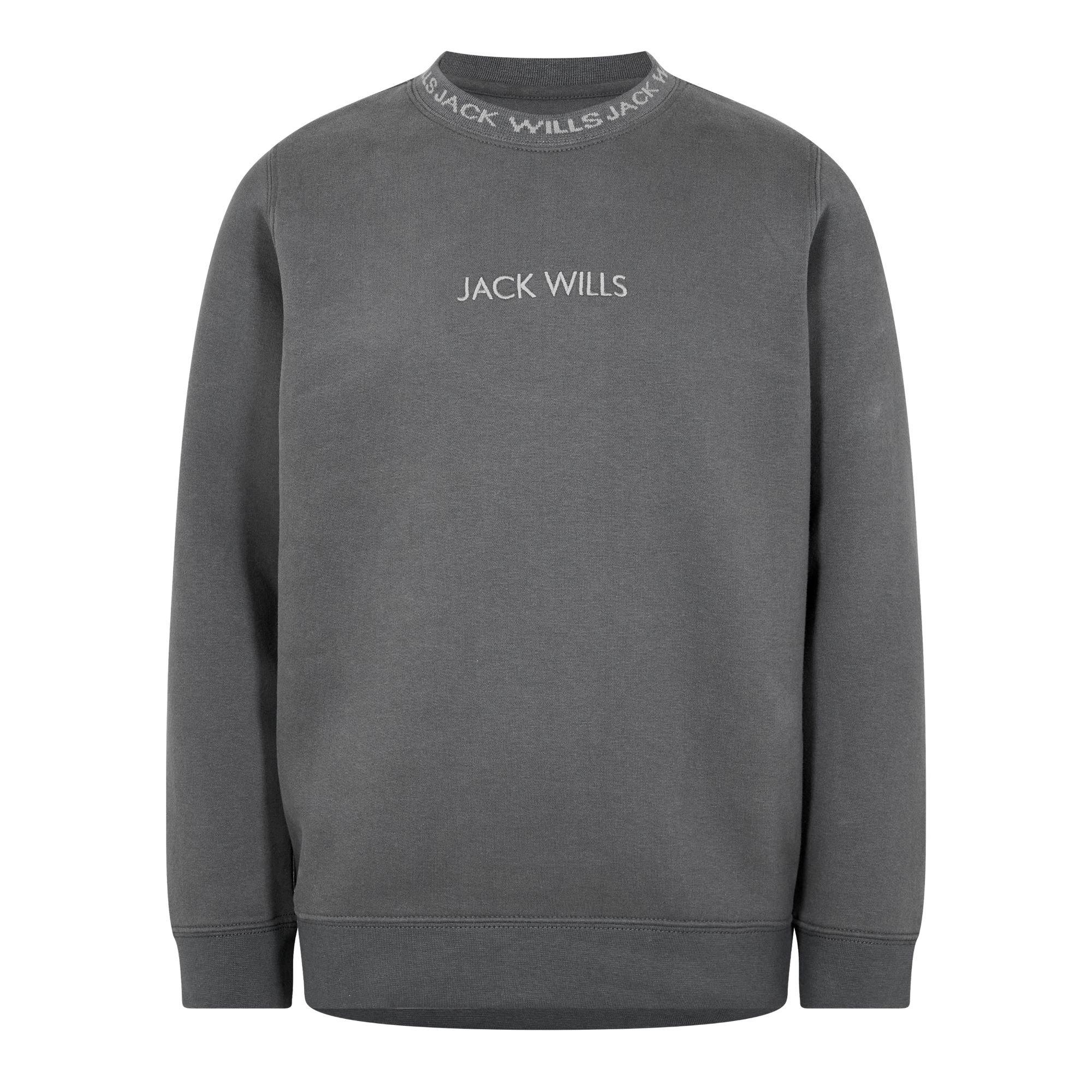 Jack Wills | Jacquard Crew Sweatshirt | Crew Sweaters | FRASERS