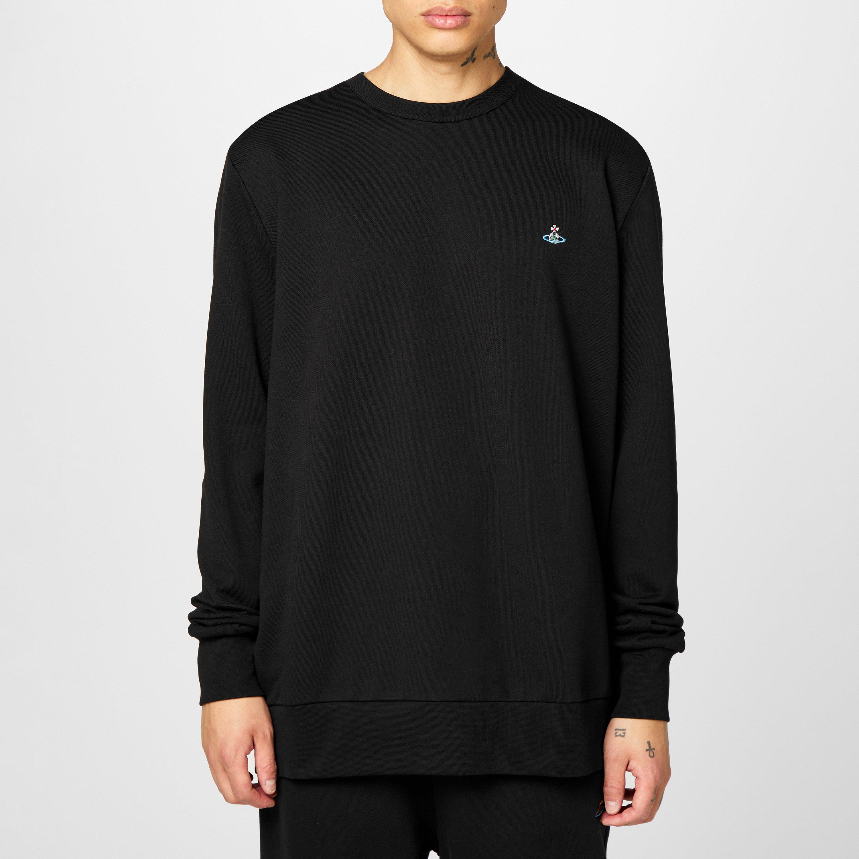 Vivienne Westwood | Men's Logo Cotton Orb Crew Neck Sweatshirt | Crew ...