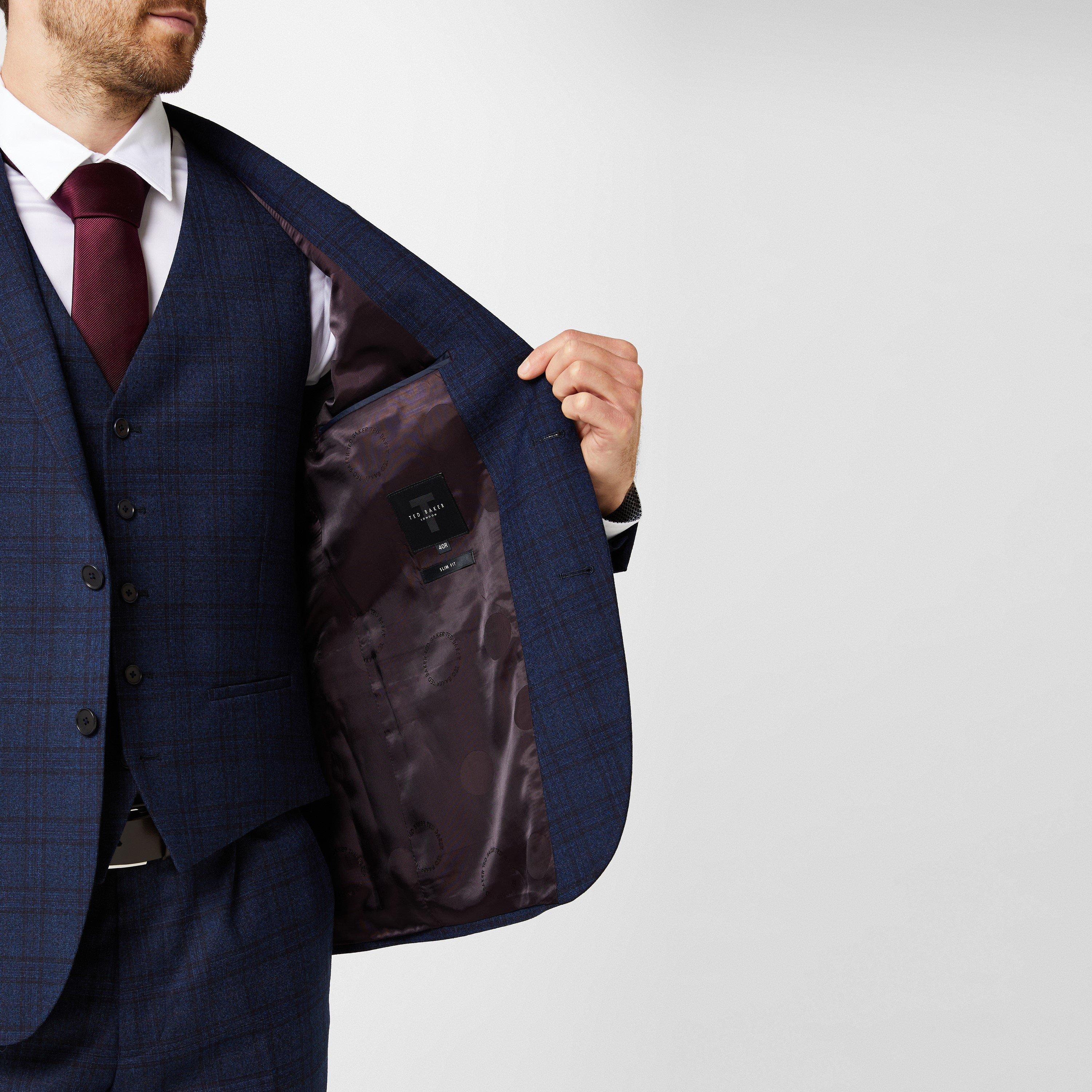 Ted Baker Tailoring | Men's Munro Check Suit Jacket | Suit Jackets ...