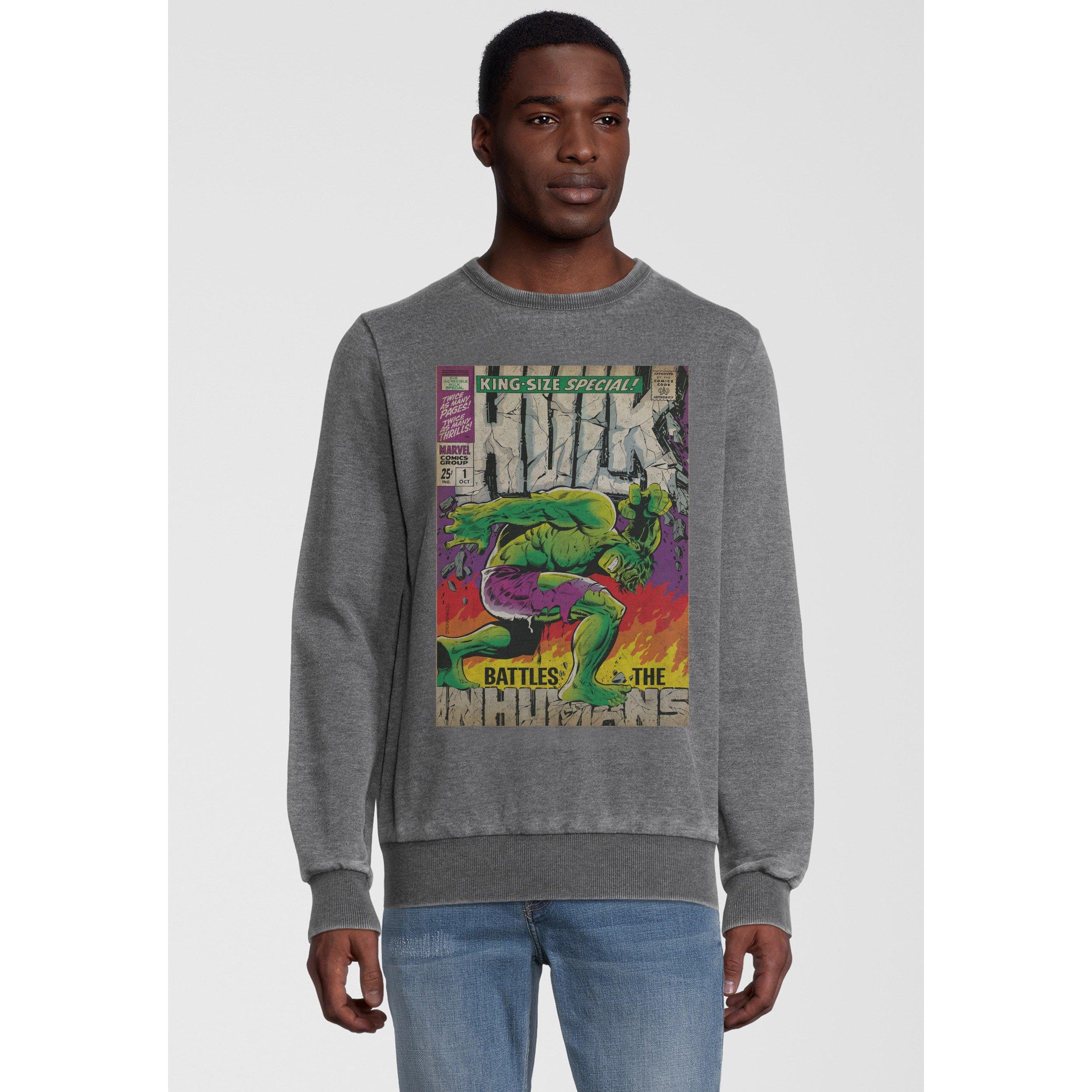 DC Comics | Comics Hulk Swtr 99 | Crew Sweaters | Sports Direct