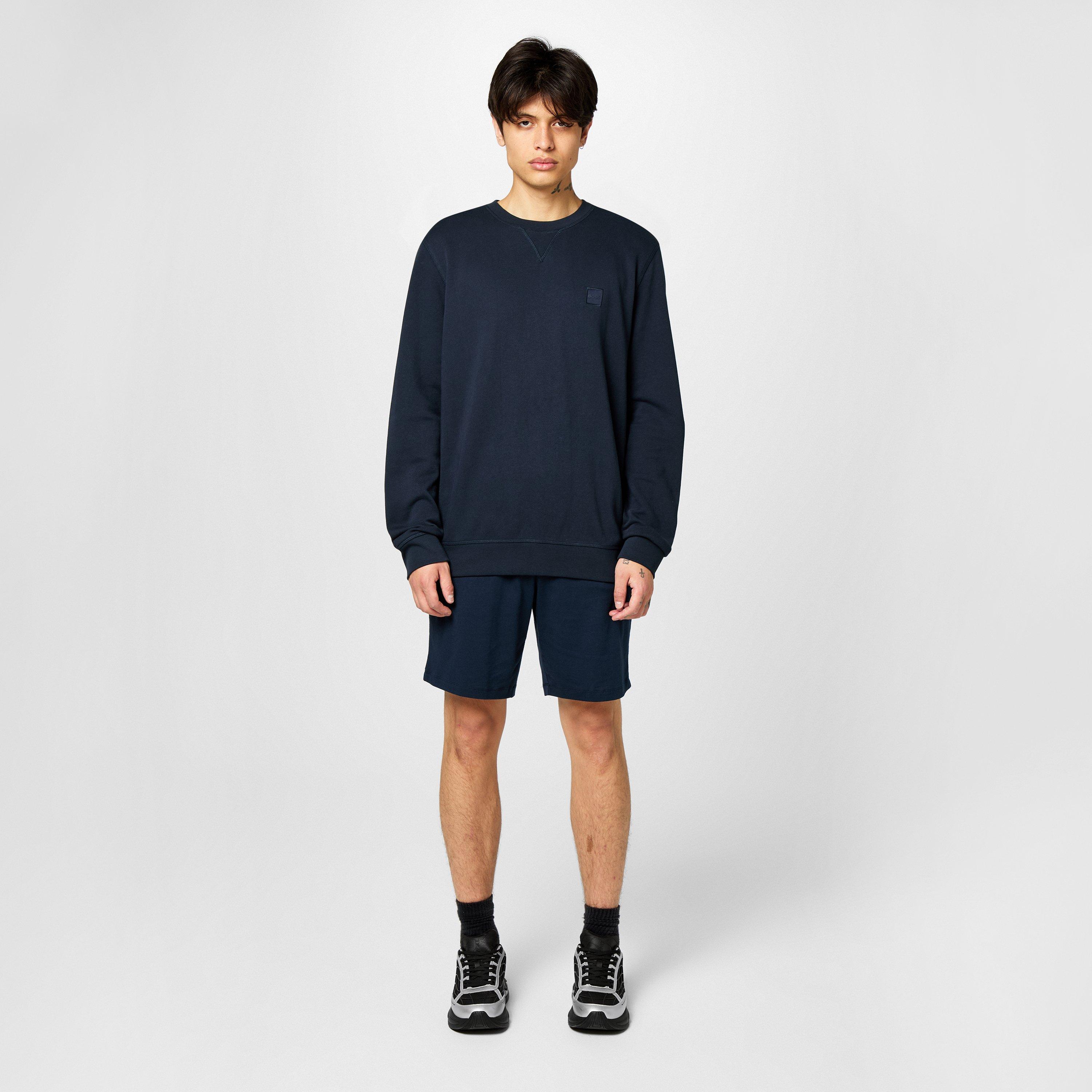 Boss Orange Mens BOSS ORANGE Long Sleeve Premium Cotton Sweatshirt ...