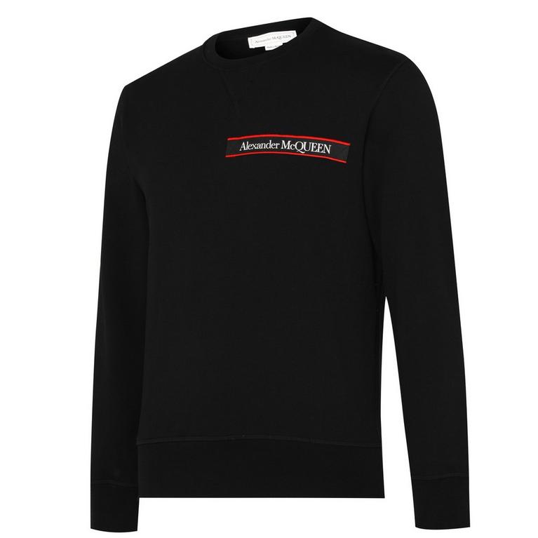 Alexander McQueen | Logo Tape Sweatshirt | Crew Sweaters Alexander McQueen | Logo Tape Sweatshirt | Crew Sweaters