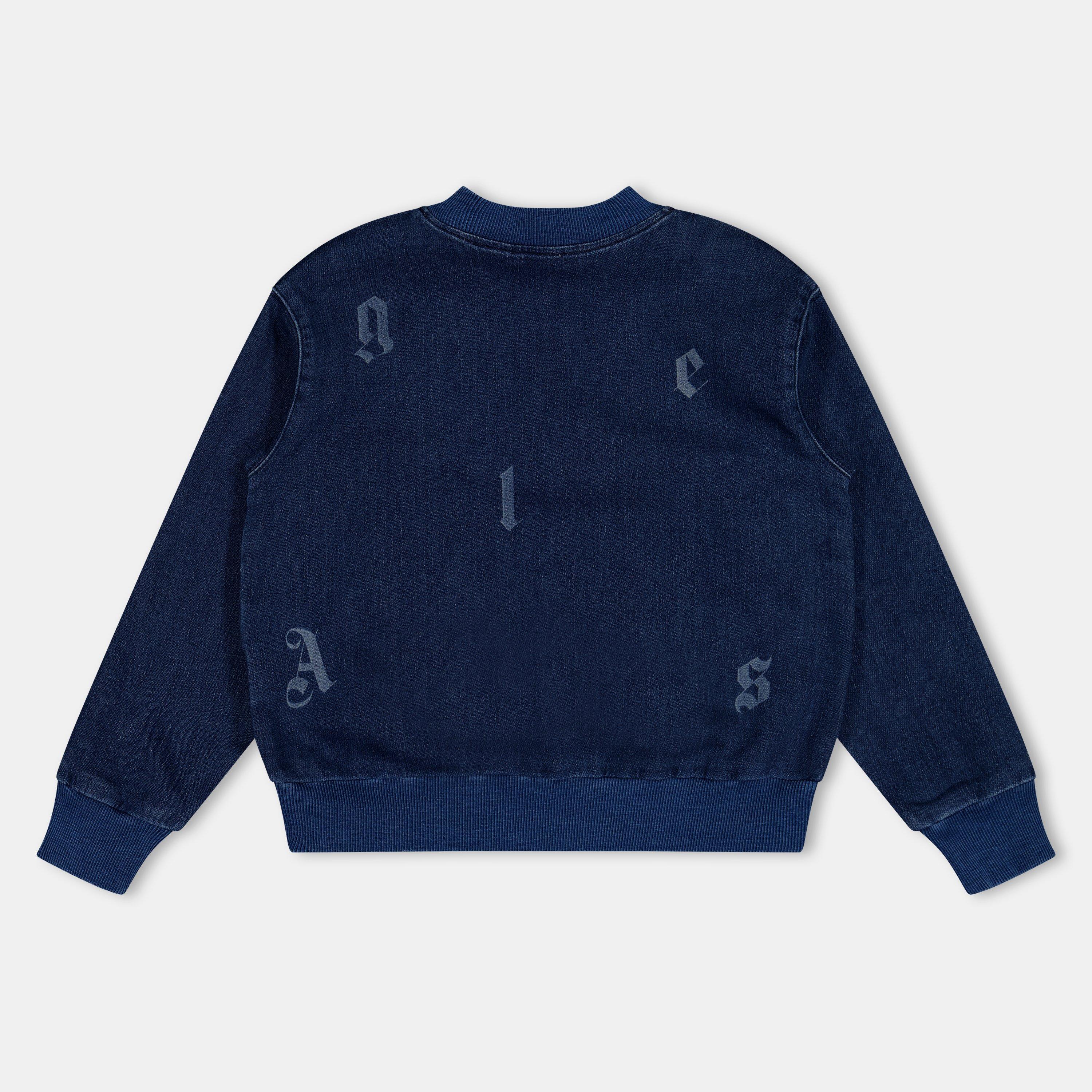 Palm Angels Unisex Kids' All Over Print Crew Sweatshirt | Flannels