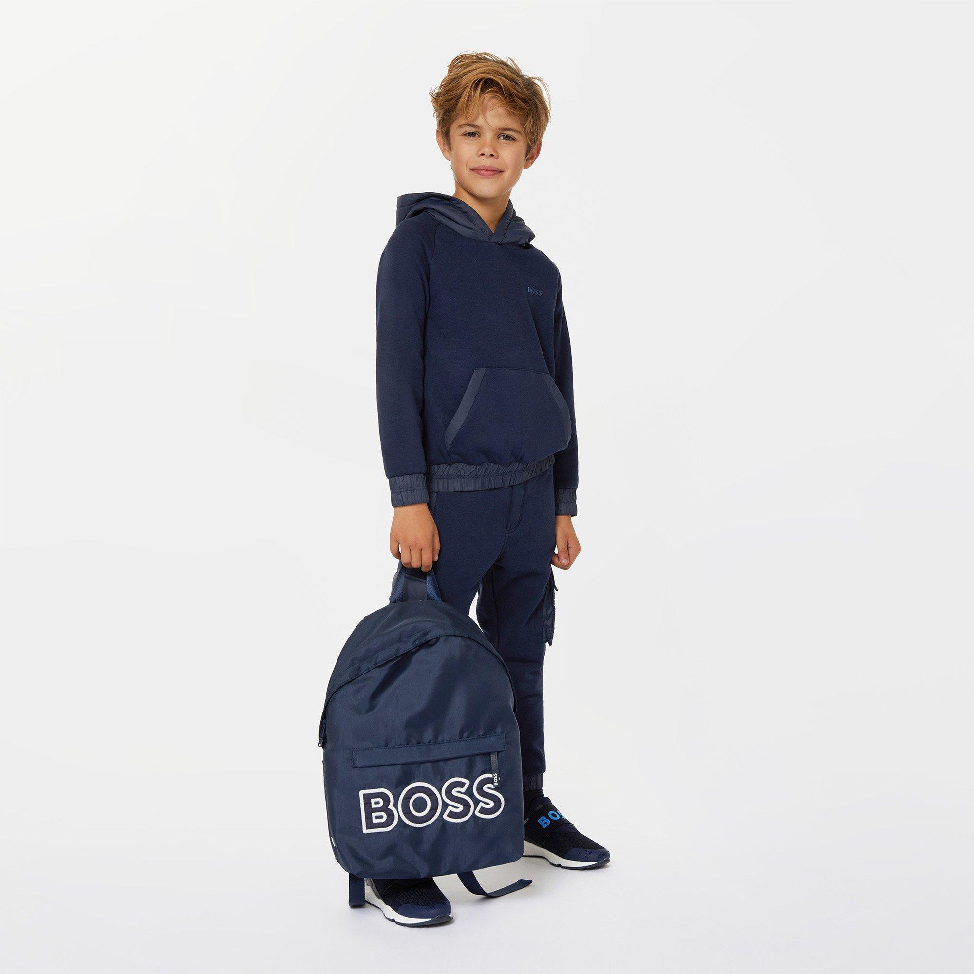 Boss | Kids' Logo Crew Sweatshirt | Crew Sweaters | Sports Direct
