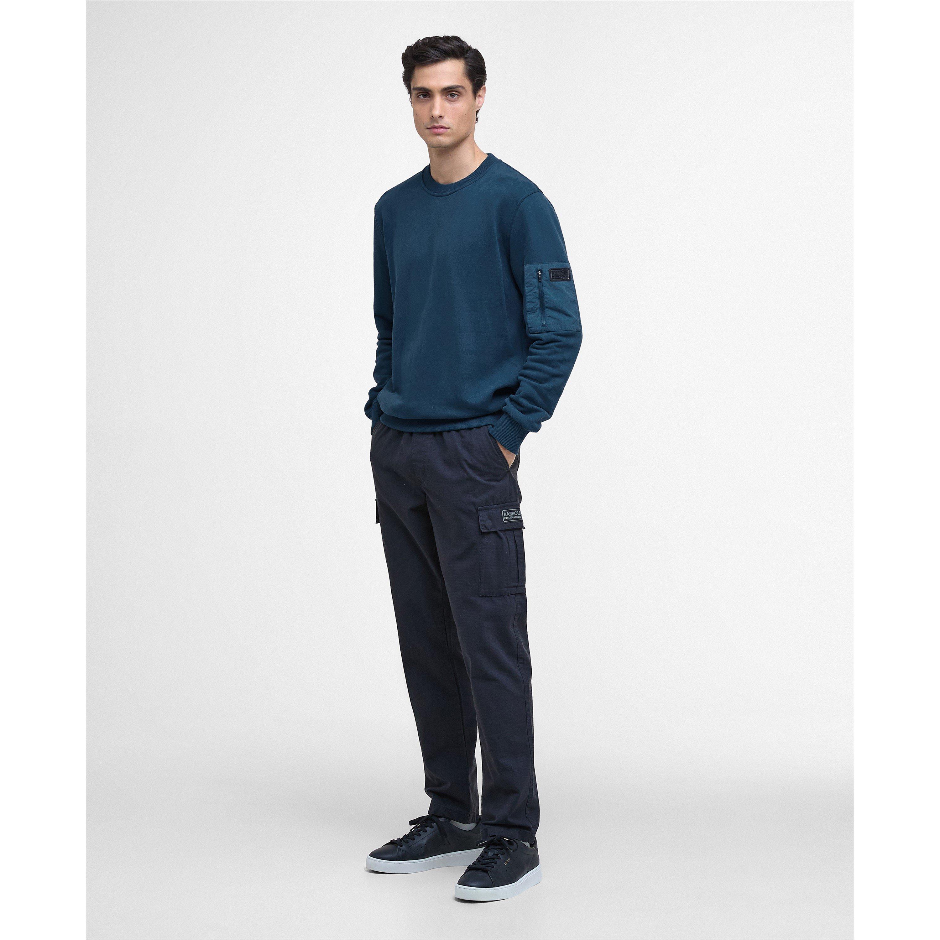 Barbour International Grip Crew Neck Sweater | Flannels