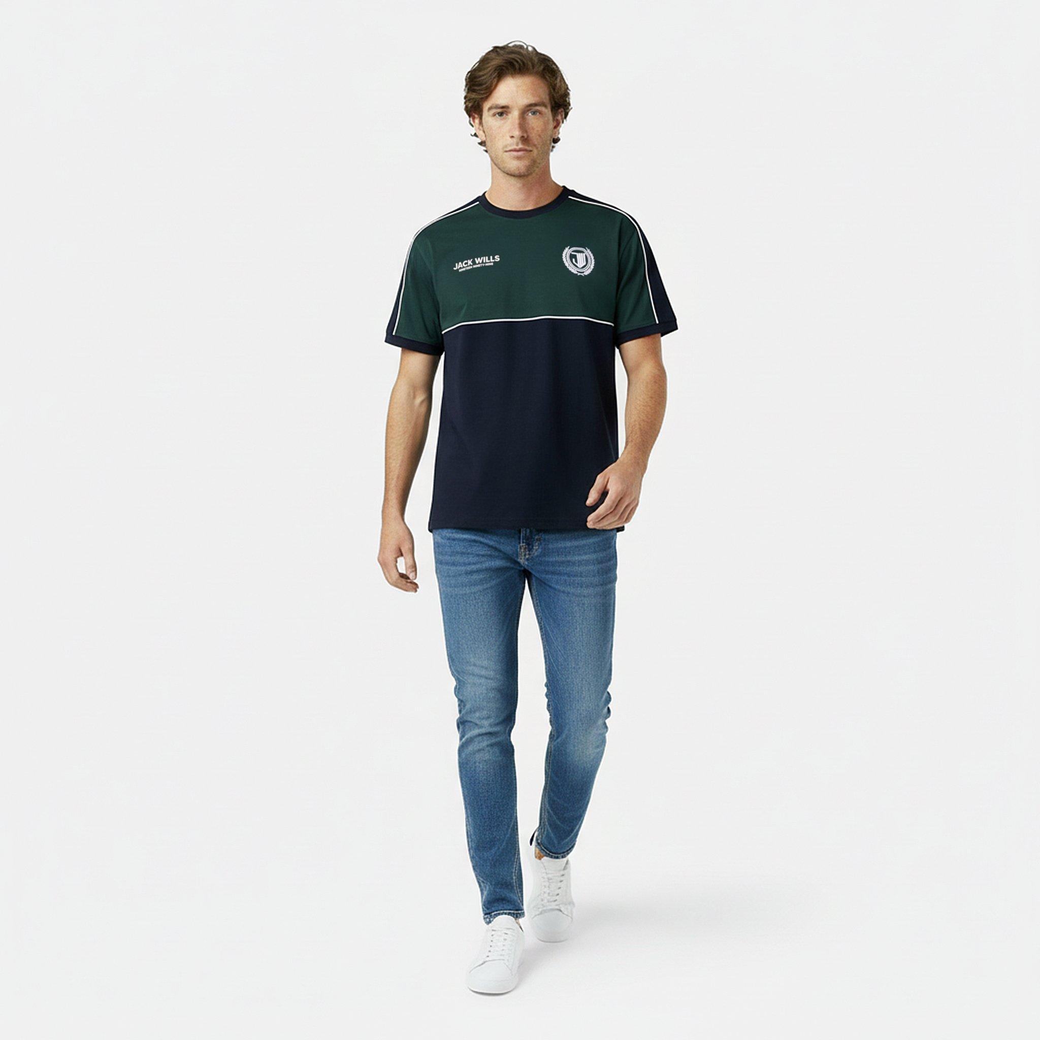 Jack Wills | JW Pipe Regular Fit T-Shirt | Regular Fit T-Shirts ...