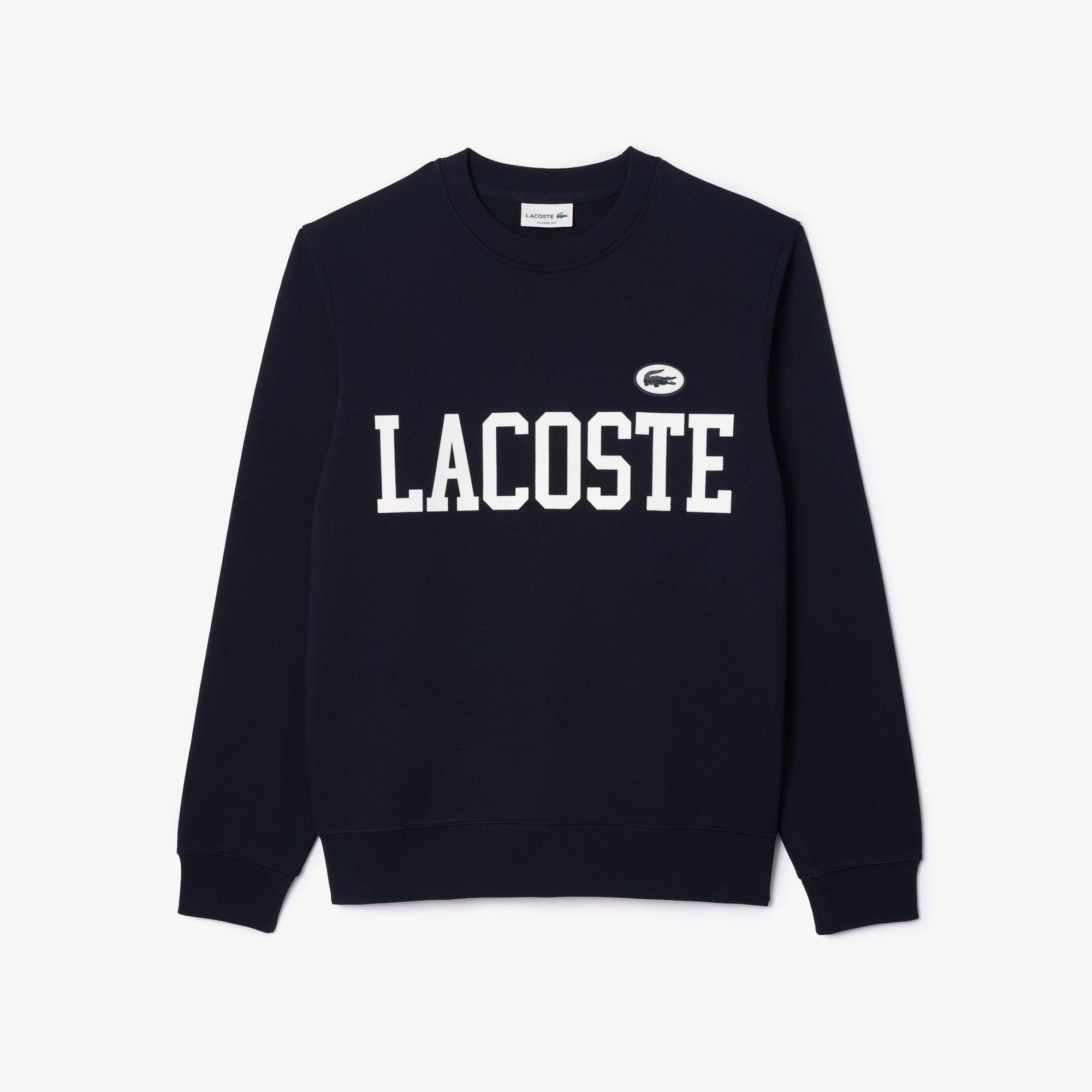 Lacoste Flocked Fleece Sweatshirt | Flannels