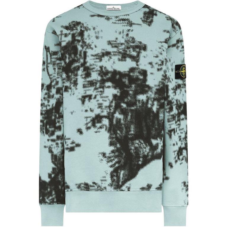 Stone Island | Camouflage Crewneck Sweatshirt | Crew Stone Island | Camouflage Crewneck Sweatshirt | Crew