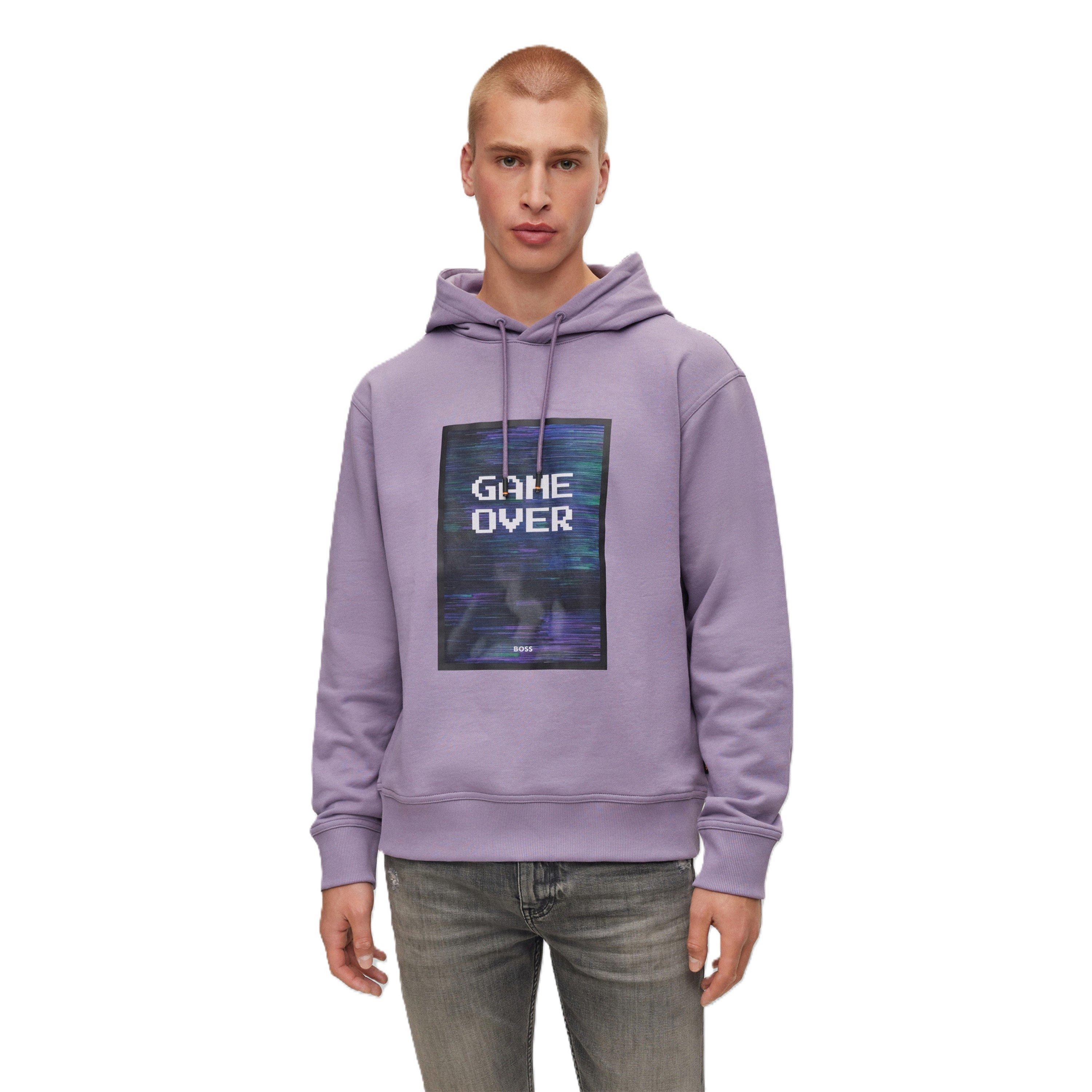 Boss | Men's Weglitchhood Pull Over Hoodie | OTH Hoodies | Sports Direct