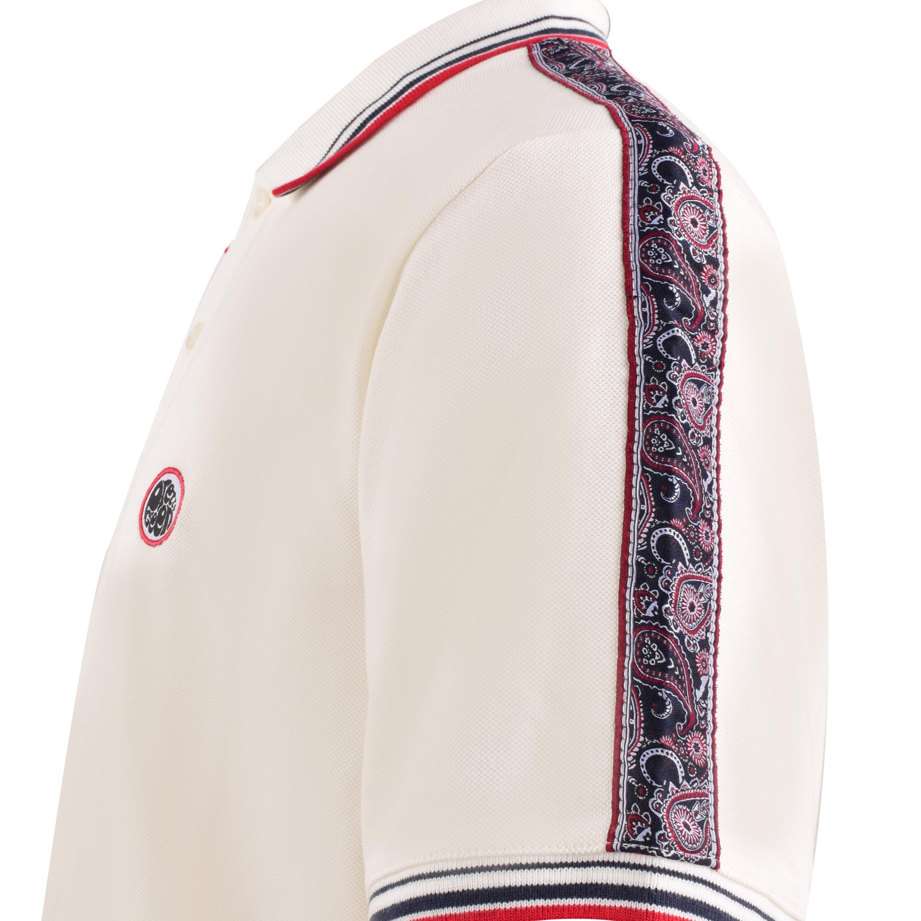 Pretty Green | Eclipse Tape Short-Sleeve Polo Shirt | Short Sleeve Polos | FRASERS