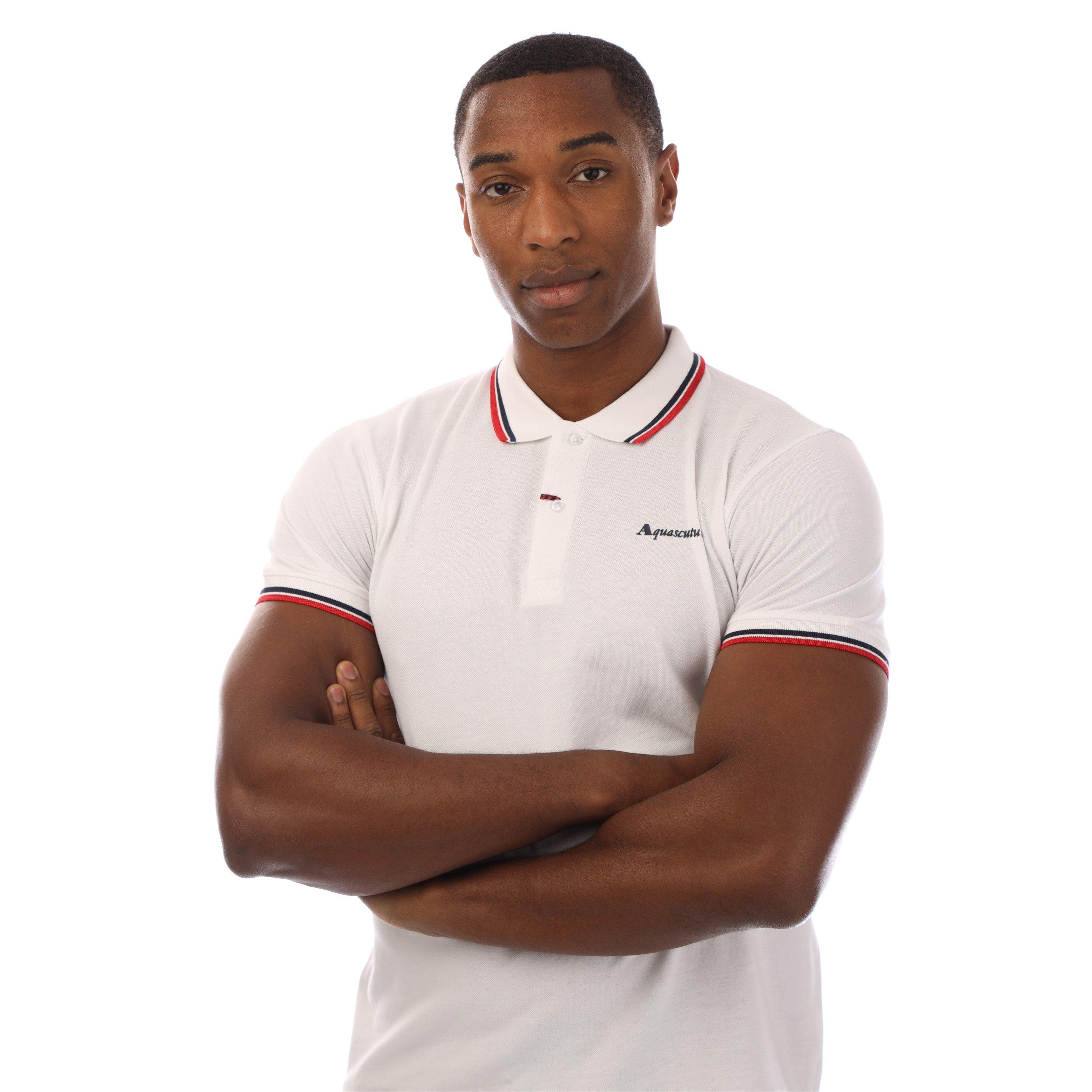 Aquascutum | Men's Logo Short Sleeve Polo Shirt | Short Sleeve Polos ...
