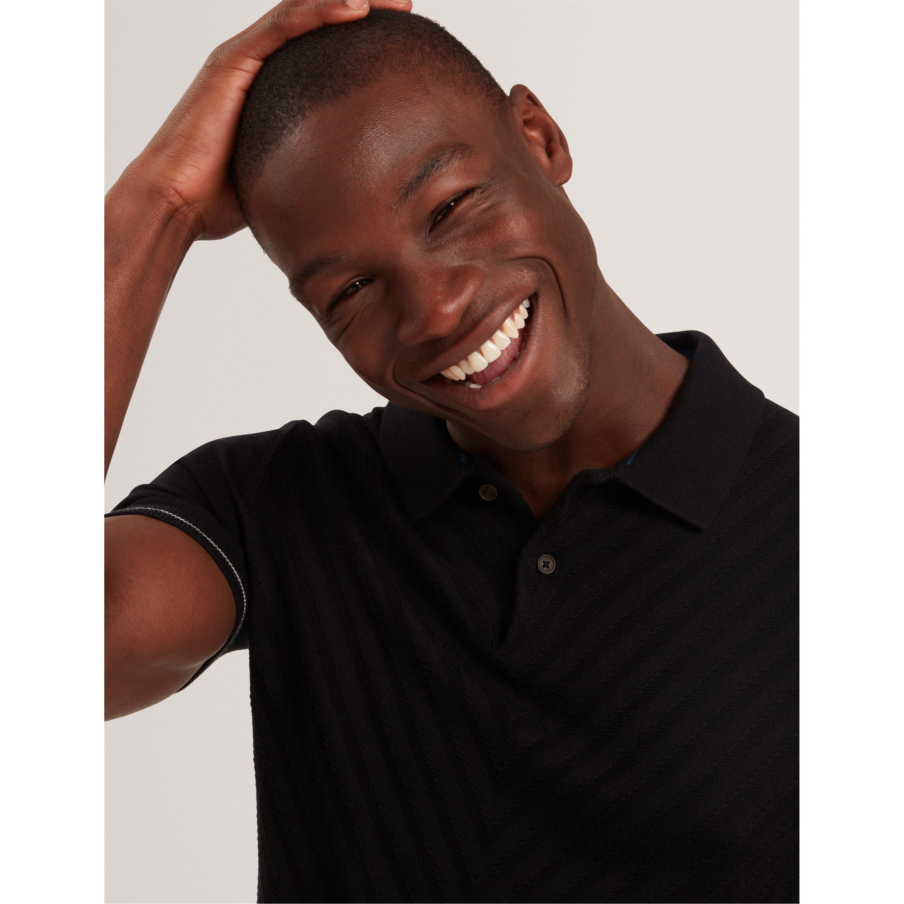 Ted Baker Men's Stitch Short Sleeve Polo Shirt | USC