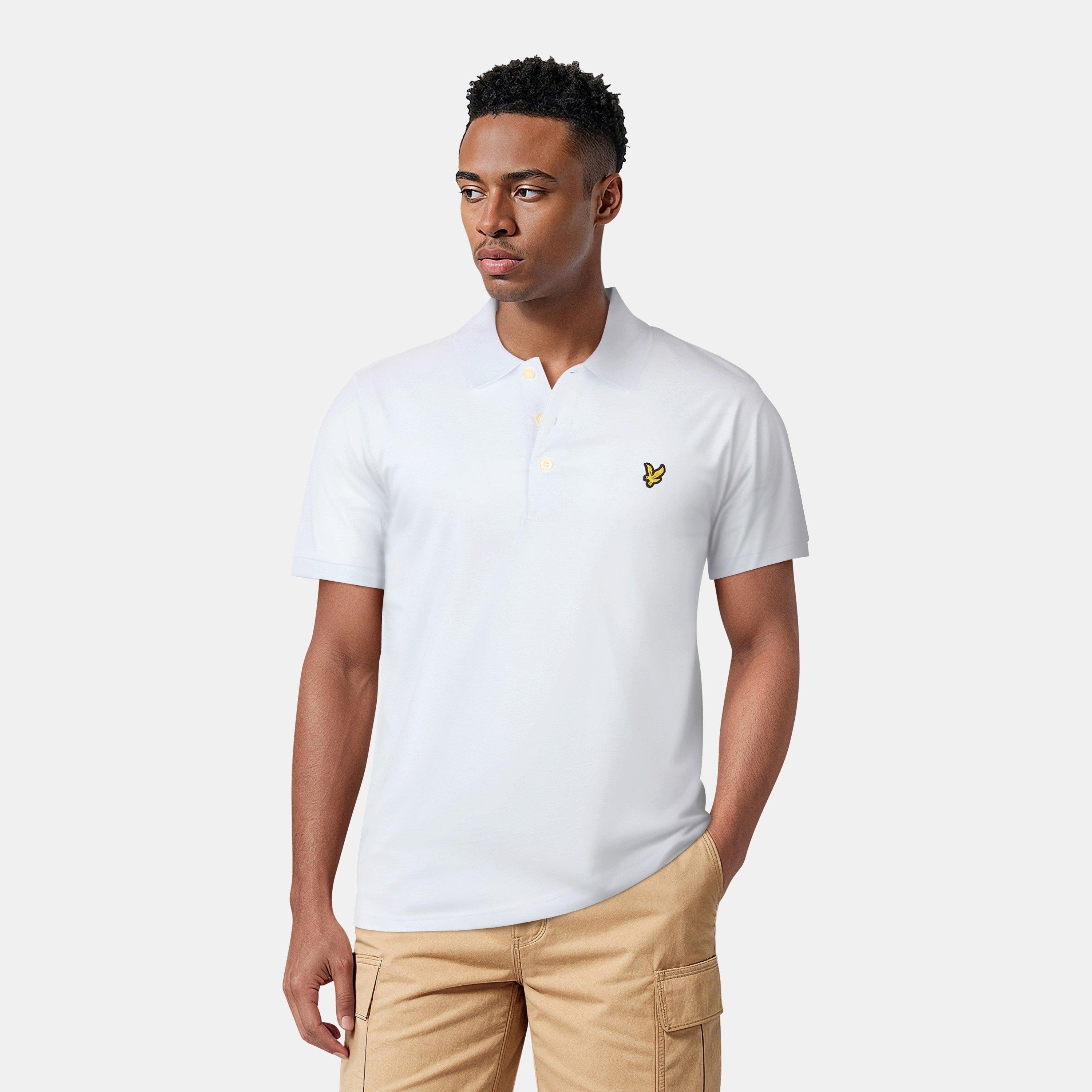 Lyle and Scott | Men's Basic Cotton Short Sleeve Polo Shirt | Short ...