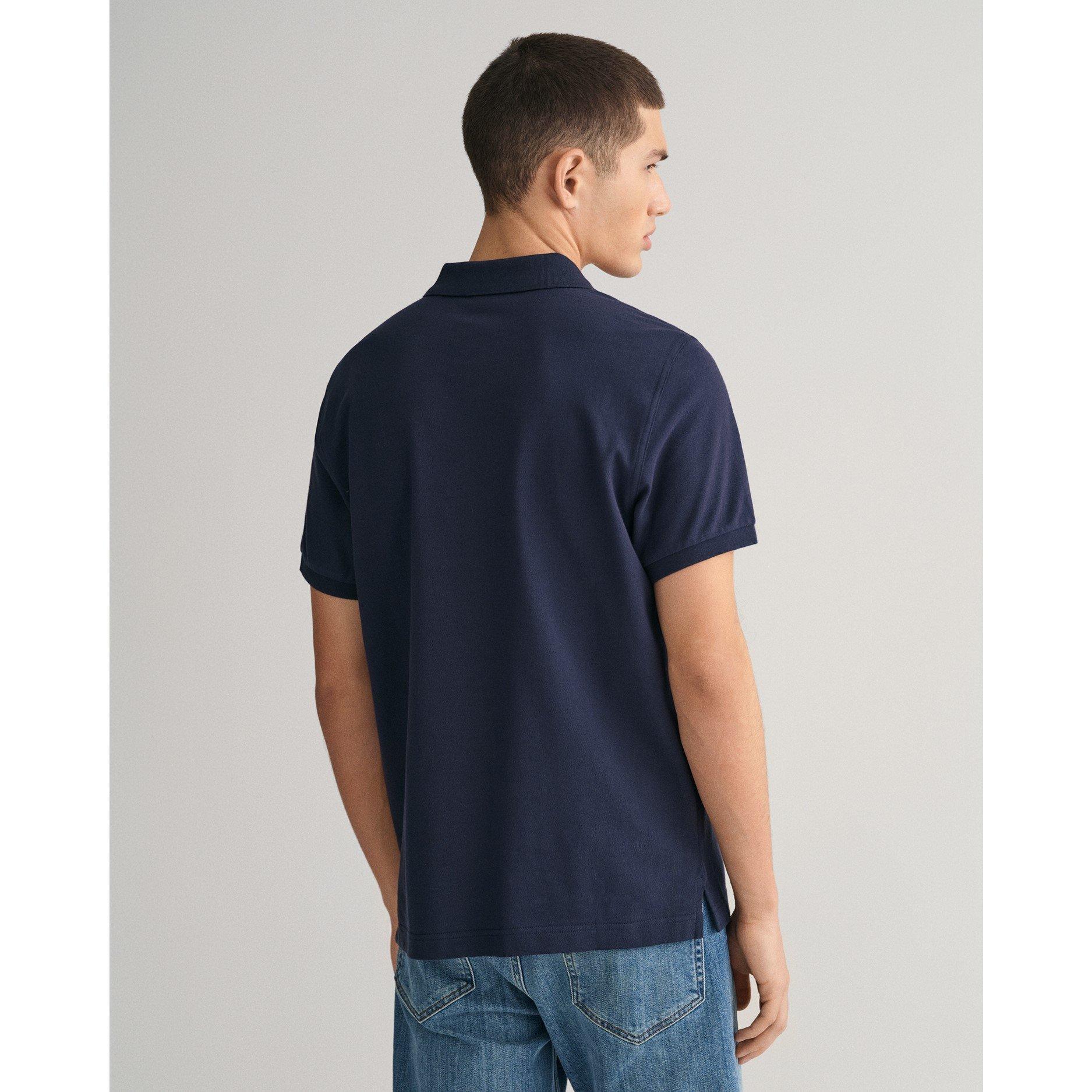 Gant | Men's Shield Piqué Short Sleeve Polo Shirt | Short Sleeve Polos ...