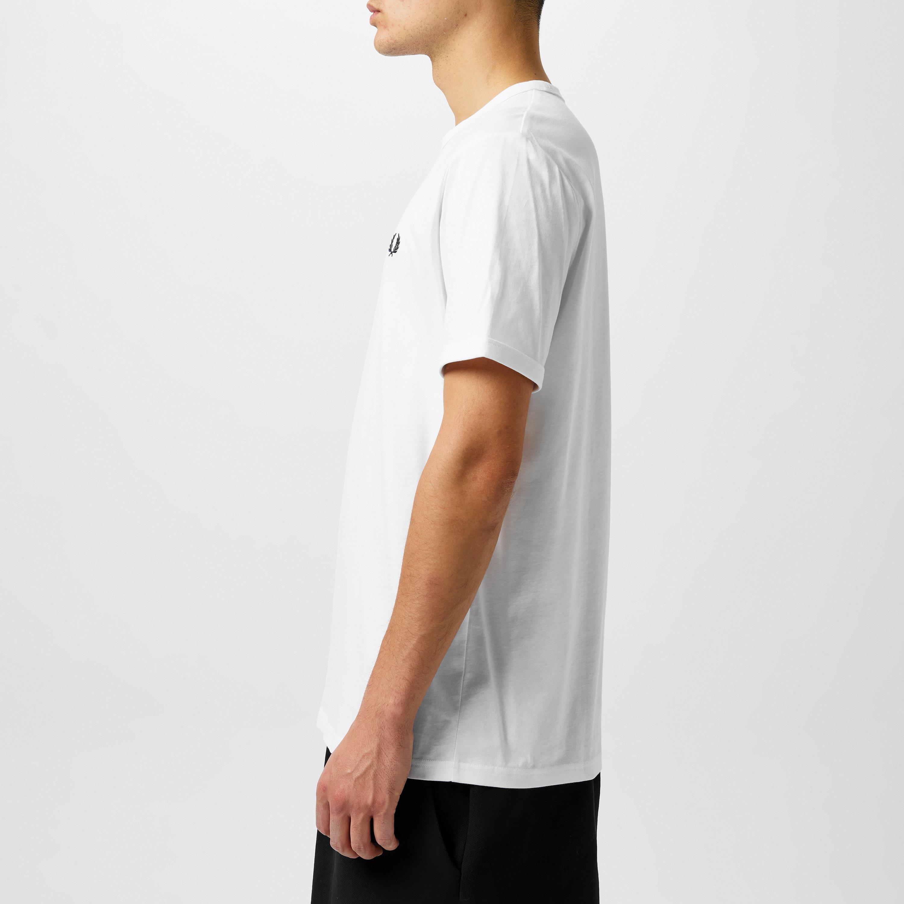 Fred Perry | Men's Ringer Cotton Short Sleeve T-Shirt | Regular Fit T-Shirts | USC