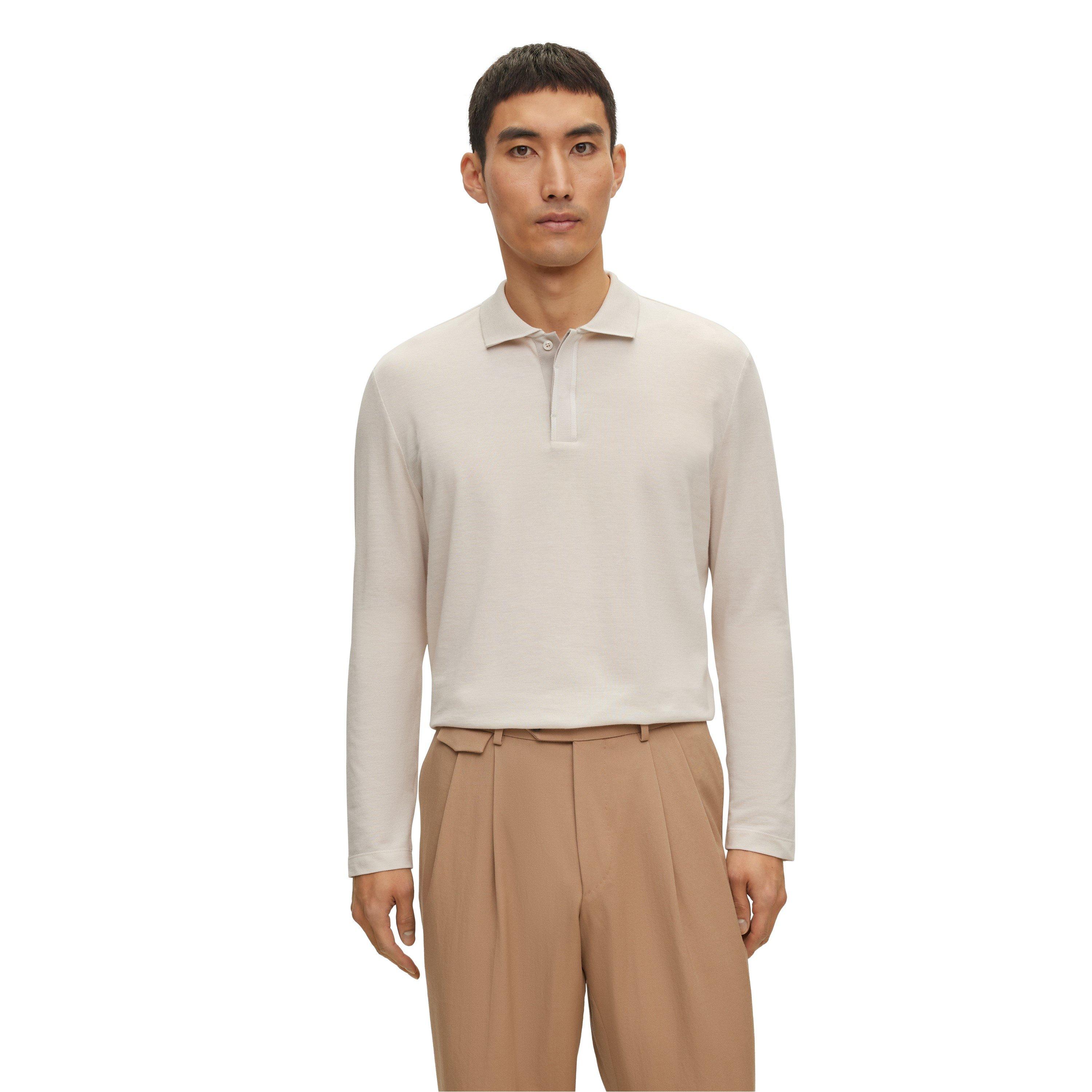 Boss Men's Parker Long-Sleeve Polo Shirt | FRASERS