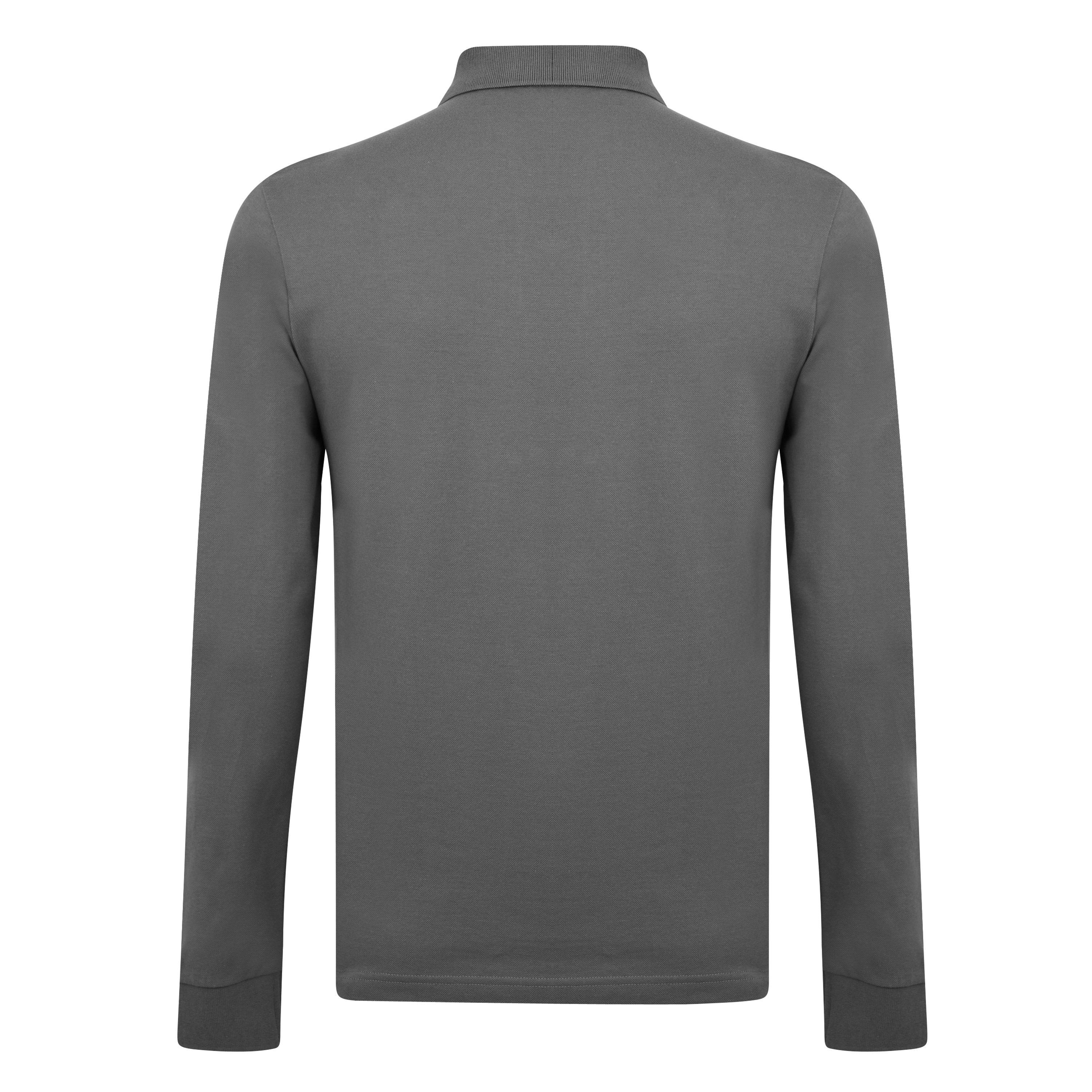 Boss Orange Mens BOSS ORANGE Passerby Premium Cotton Long Sleeve Polo ...
