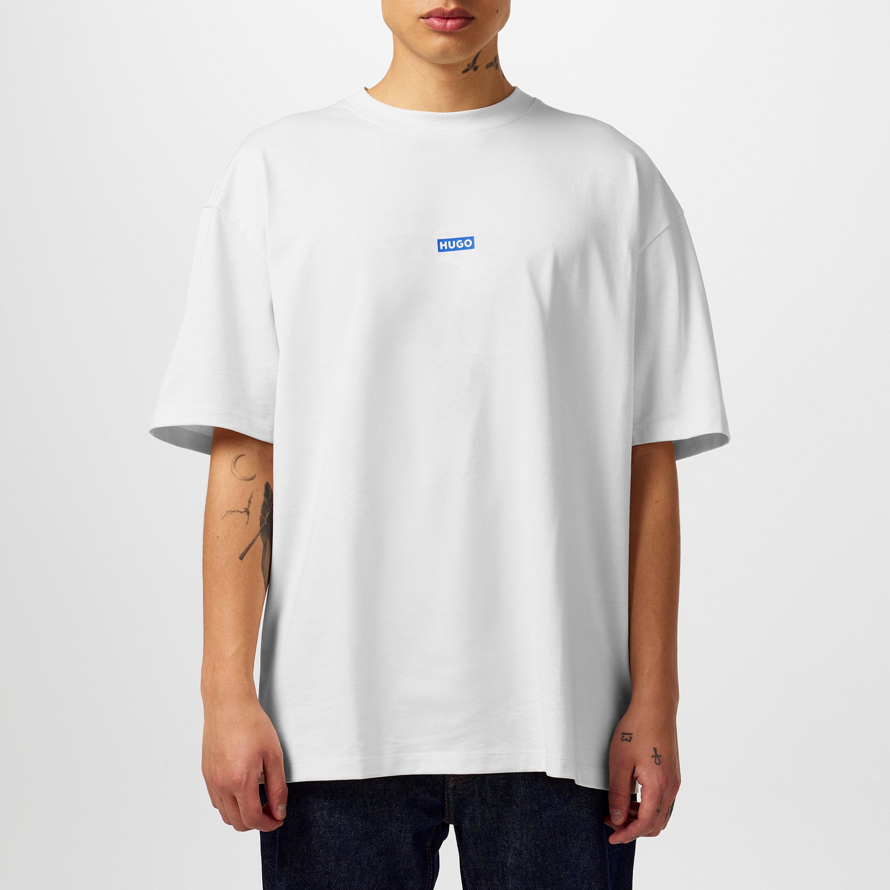 Hugo Mens HUGO Printed Logo Back T-Shirt with MCMXCIII text - Regular ...