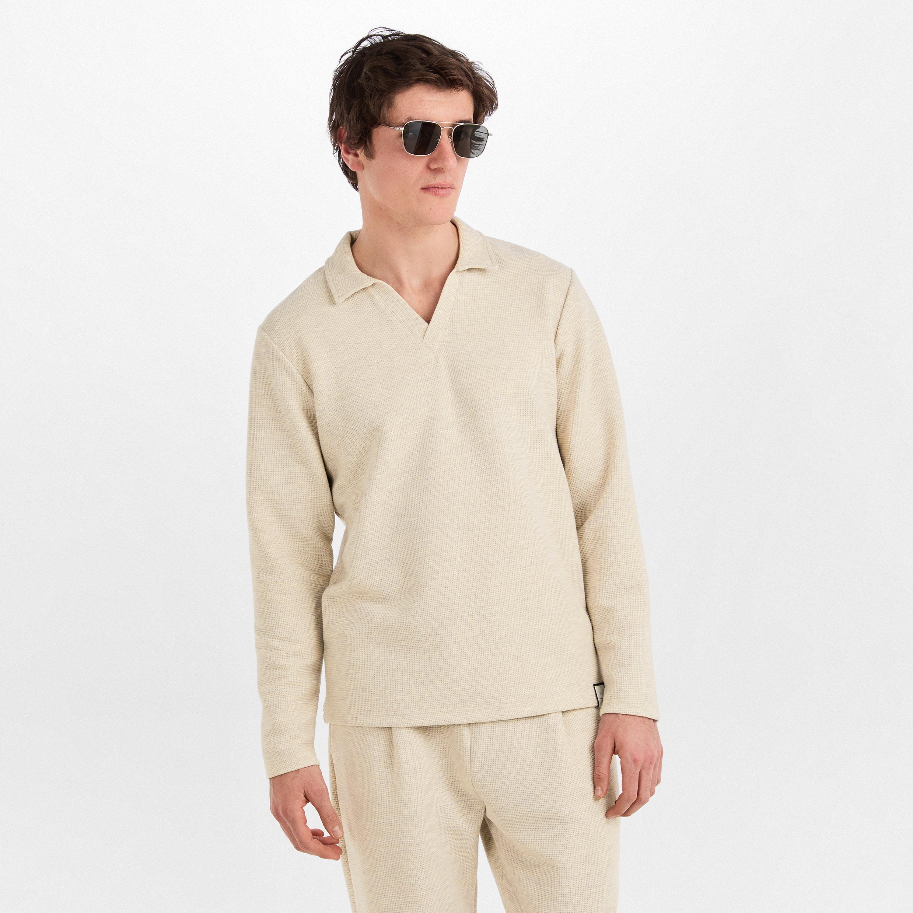 Prevu | Men's Altius Long Sleeve Polo Shirt | Long Sleeve Polos | FRASERS