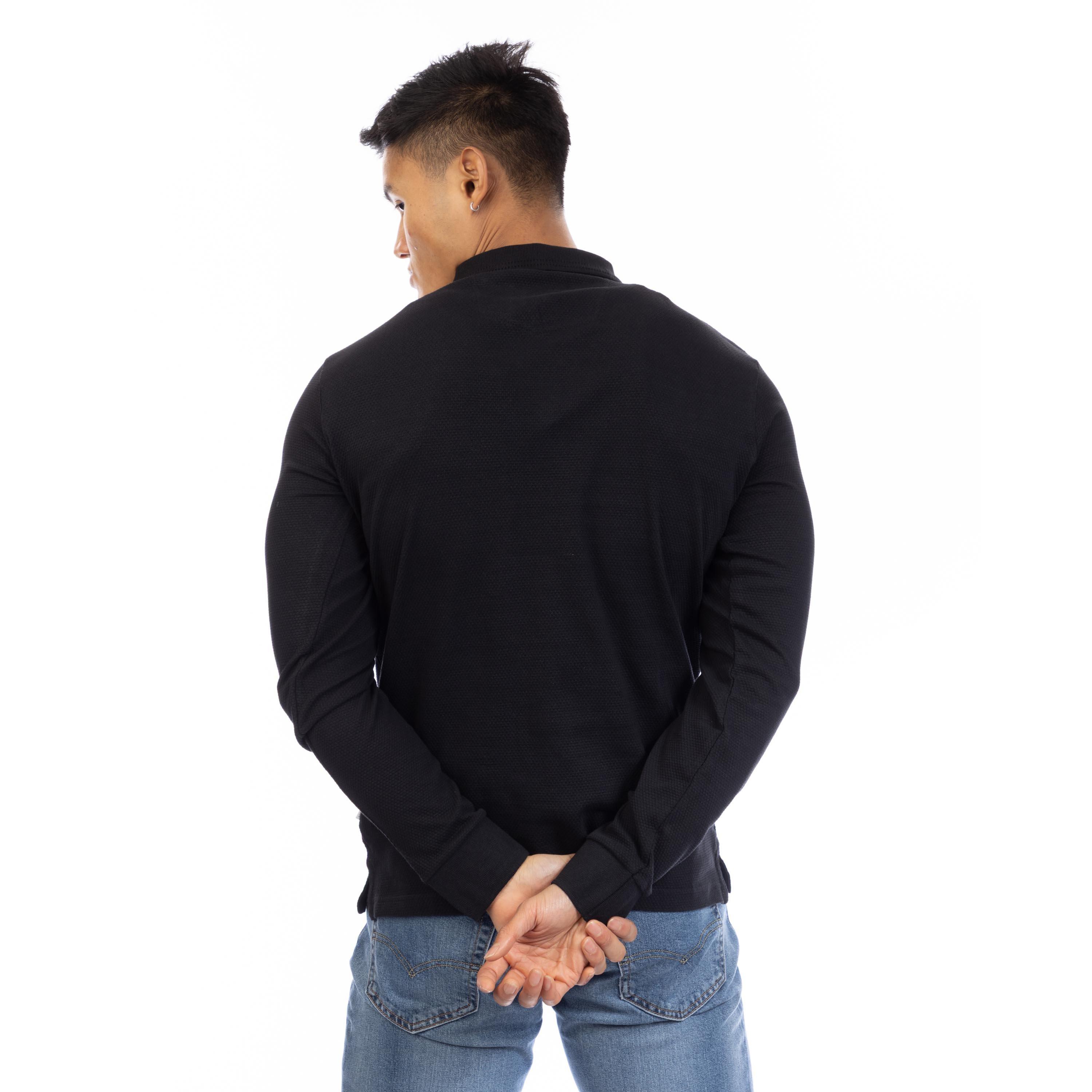 Peter Werth | Barone Long Sleeve Polo Shirt | Long Sleeve Polos | FRASERS