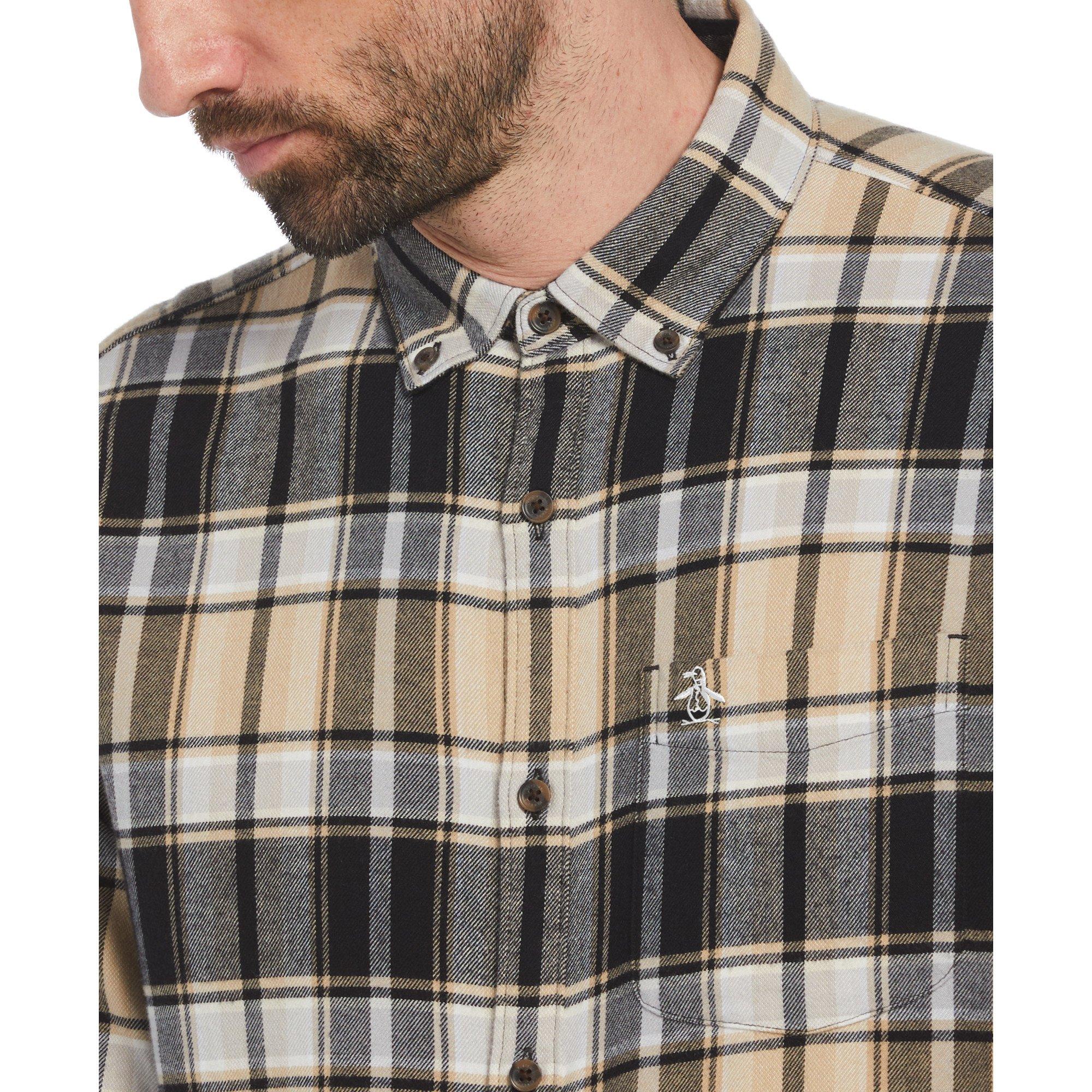 Original Penguin | Long Sleeve Patterned Shirt | Patterned Shirt - Long ...
