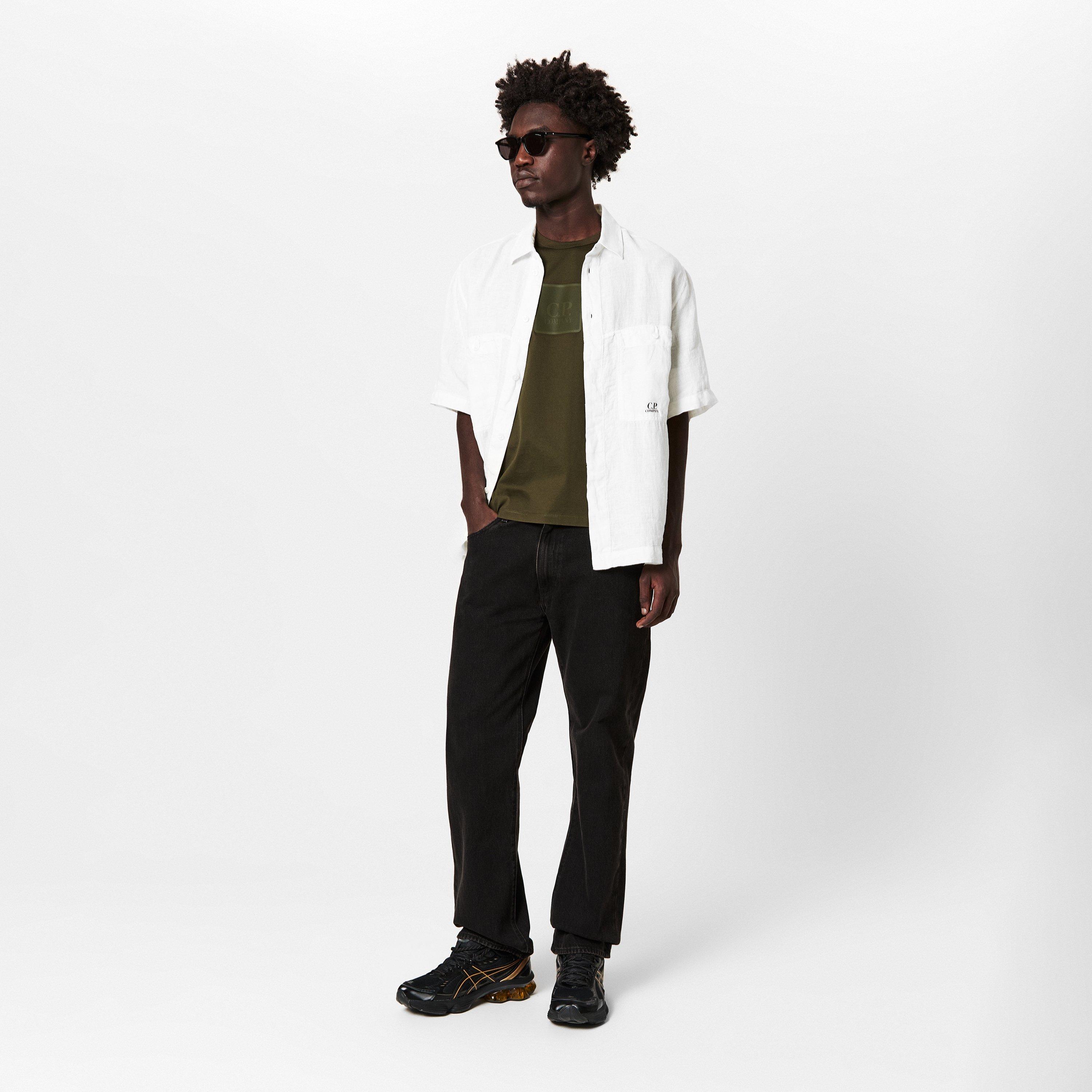 CP Company | Boxy Short Sleeve Shirt | Plain Shirt - Short Sleeve | USC