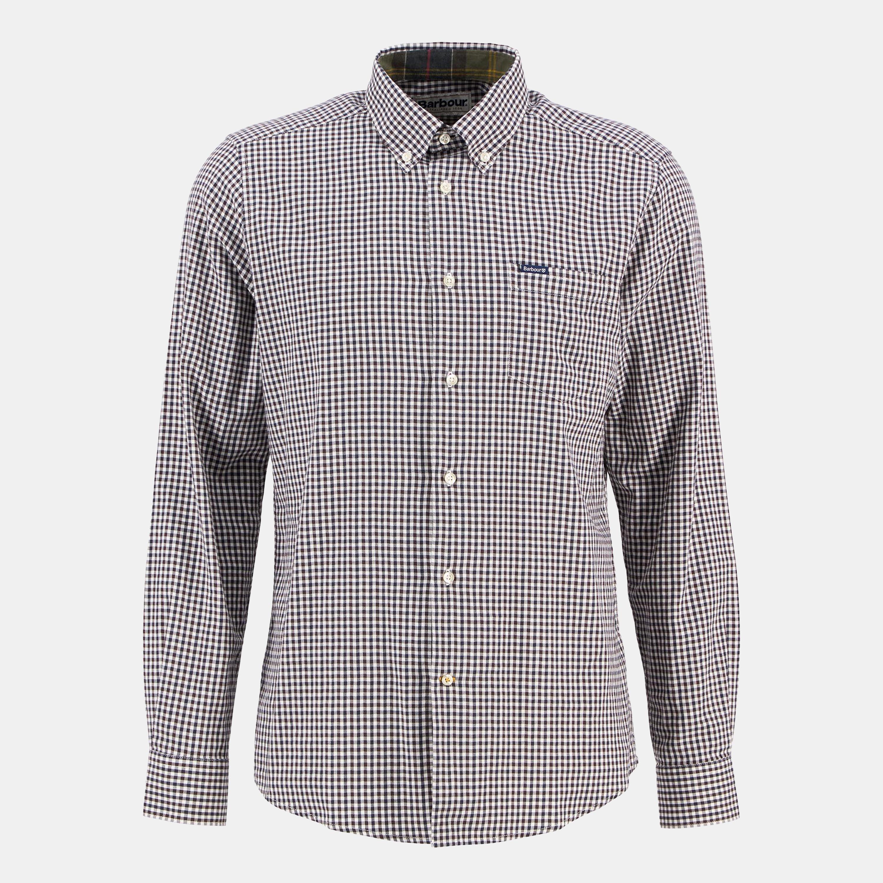 Barbour | Men's Padshaw Tailored Long Sleeve Gingham Tailored Fit Shirt ...