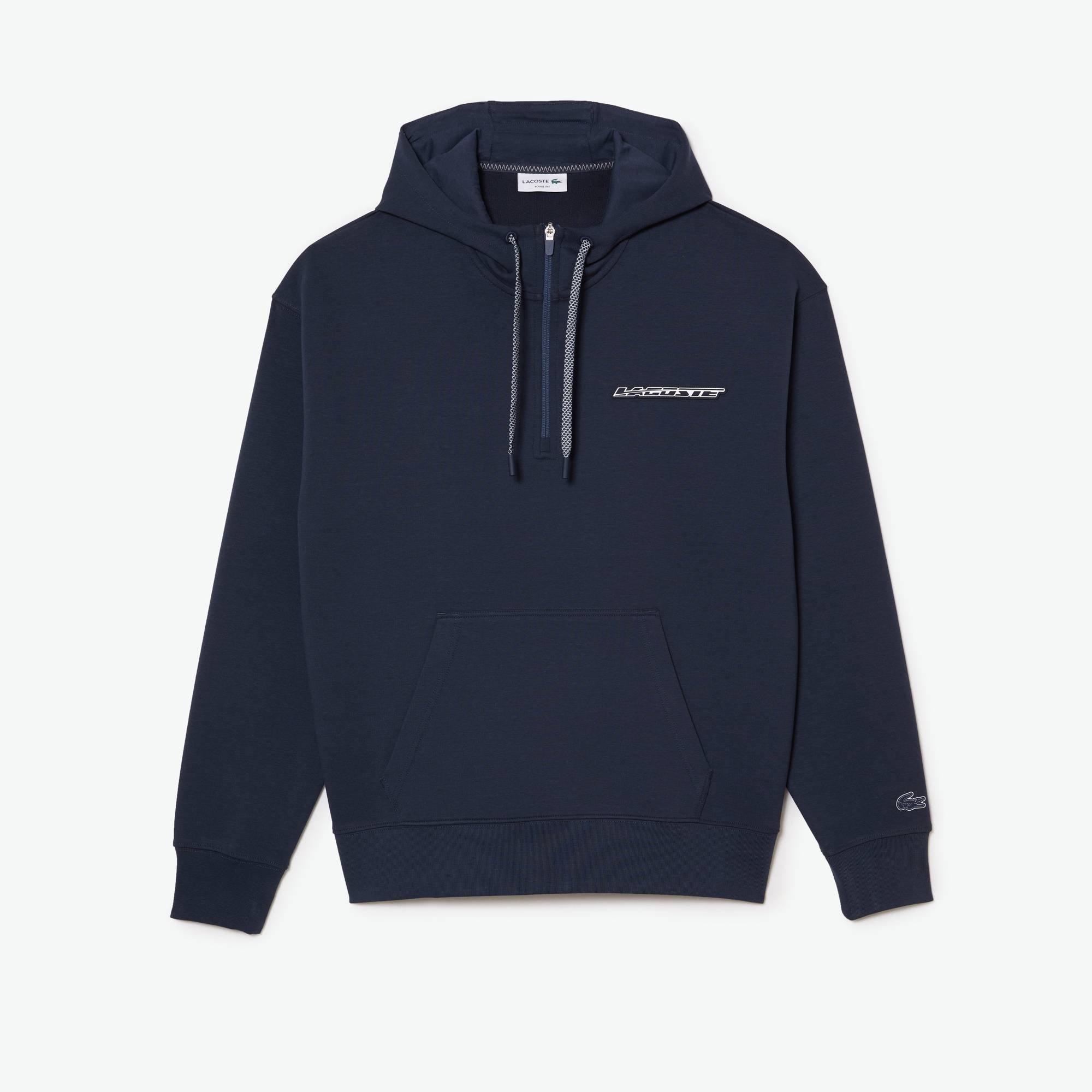 Lacoste Racing 1 4 Zip Hoodie Mens