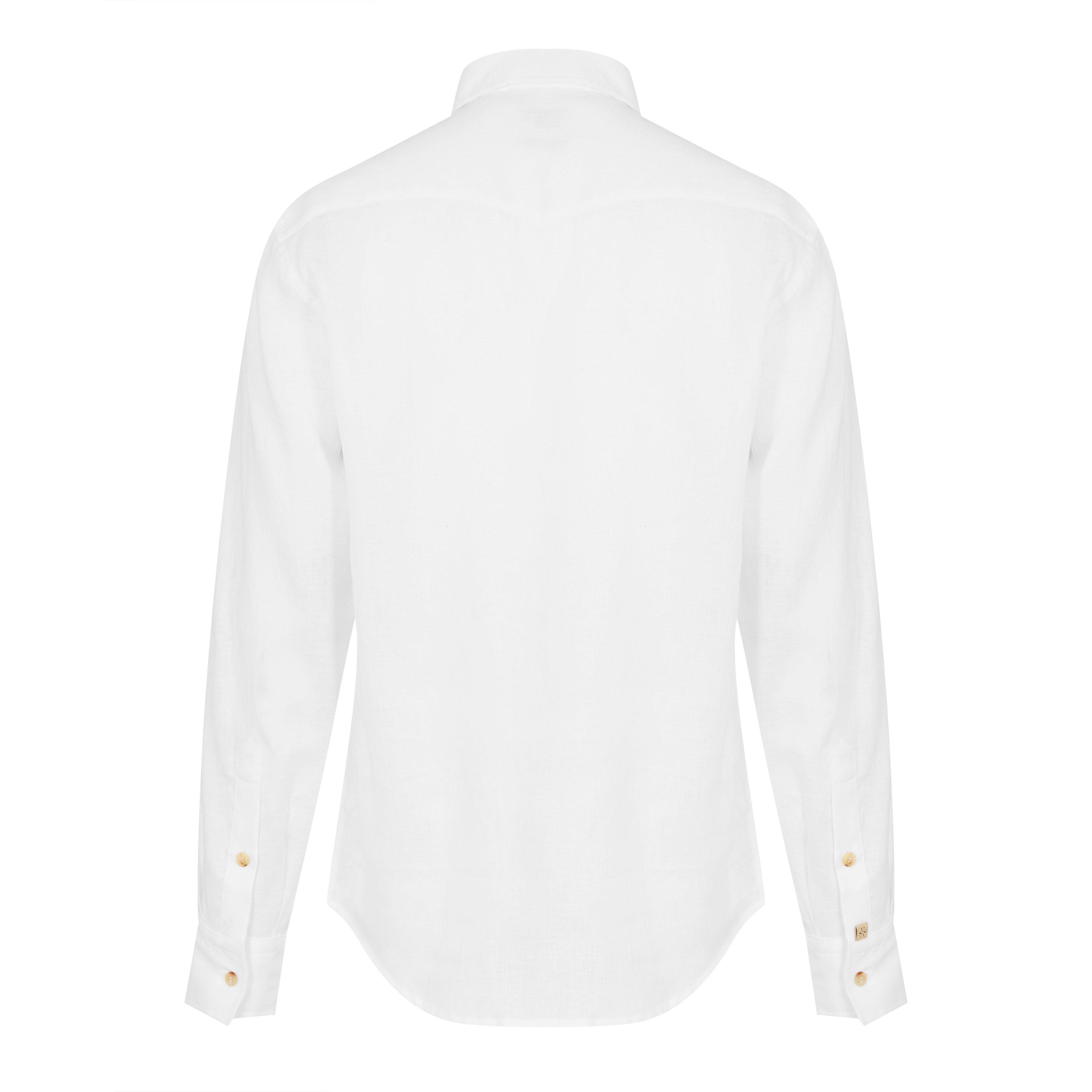 Jacob Cohen Men's Western Linen Long Sleeve Cowboy Shirt | FRASERS