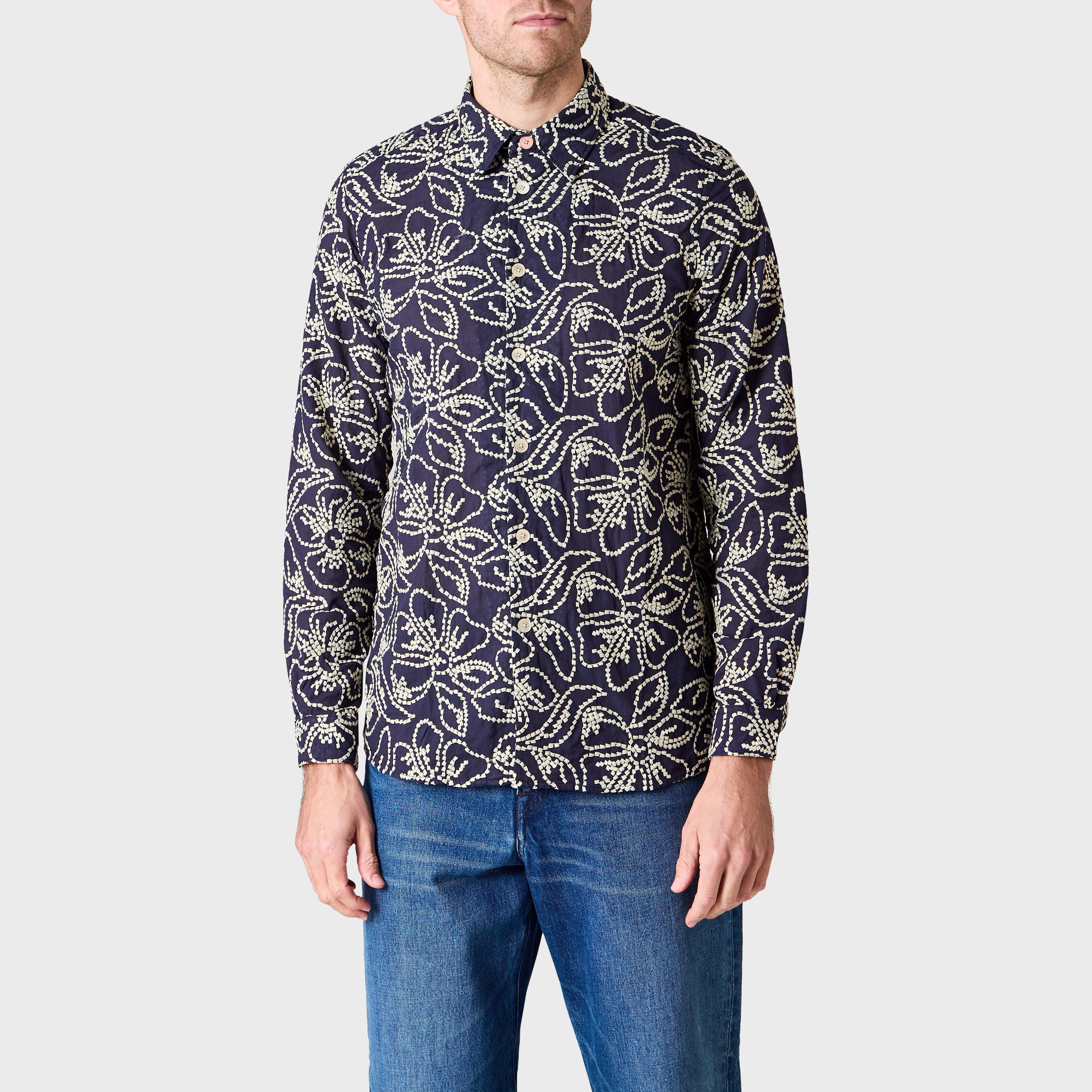 PS Paul Smith PS Flower LS Shirt Sn61 | Flannels