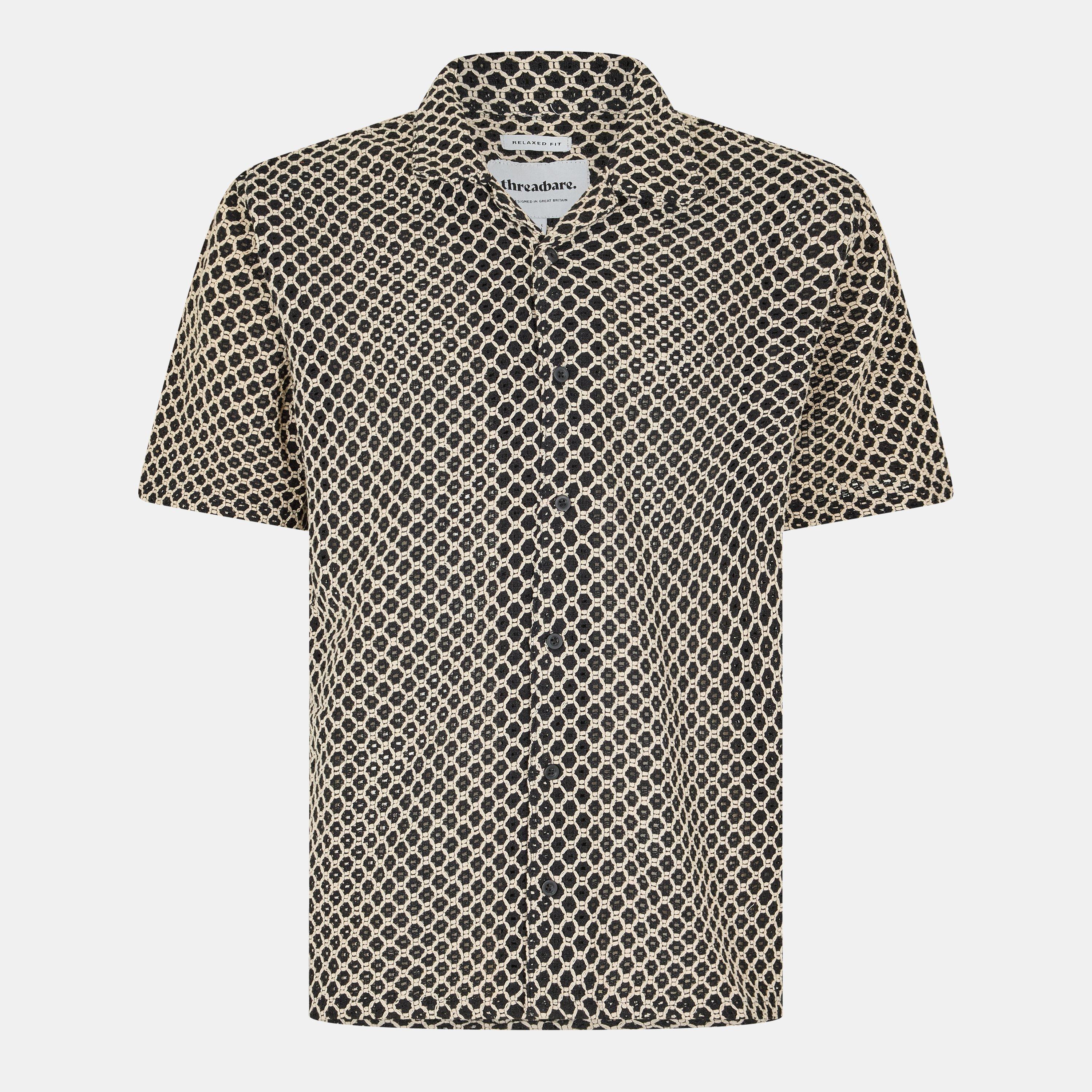 Threadbare | Drumacre Short-Sleeve Patterned Shirt | Patterned Shirt ...