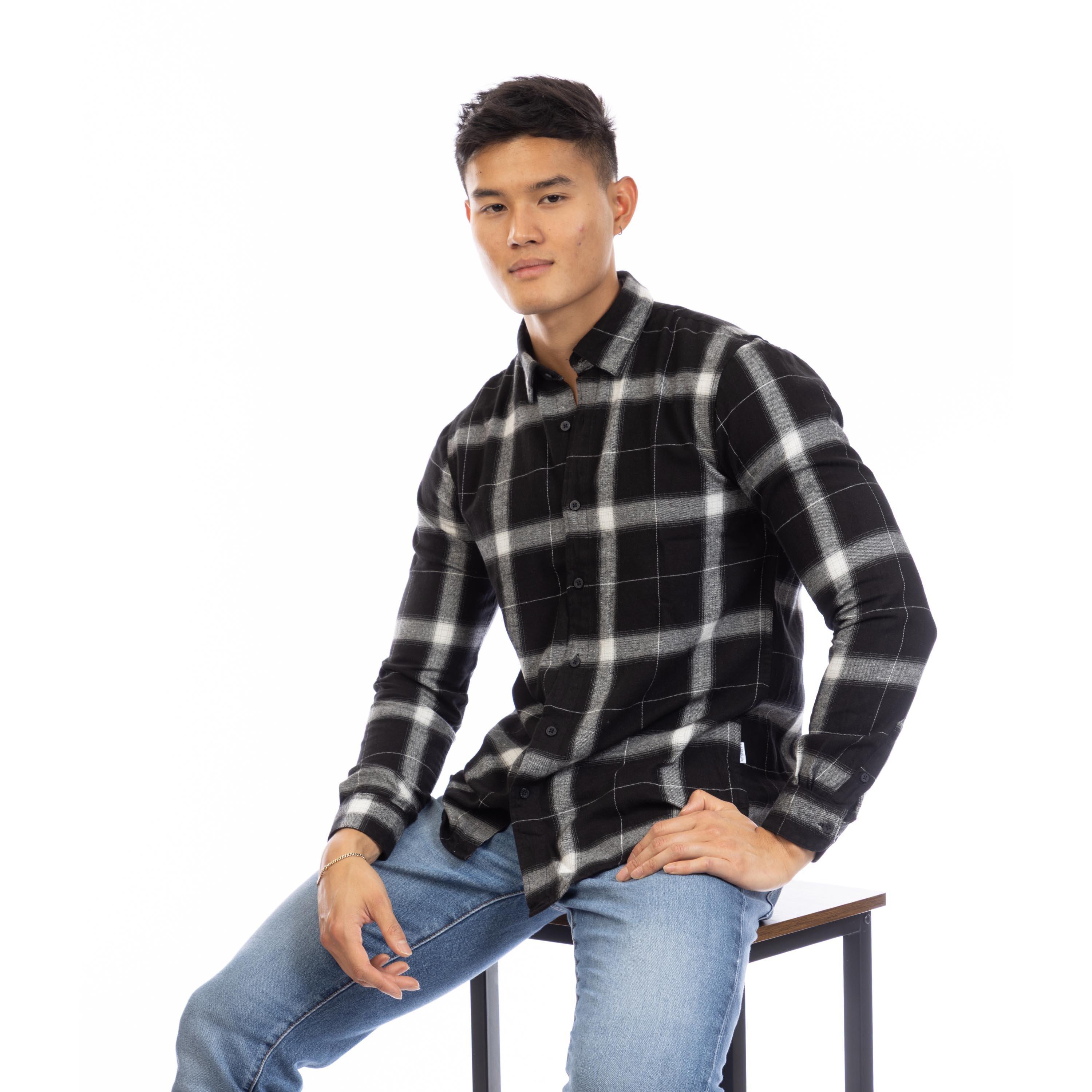 Peter Werth Men's W Haslam Long Sleeve Plain Shirt | Sports Direct