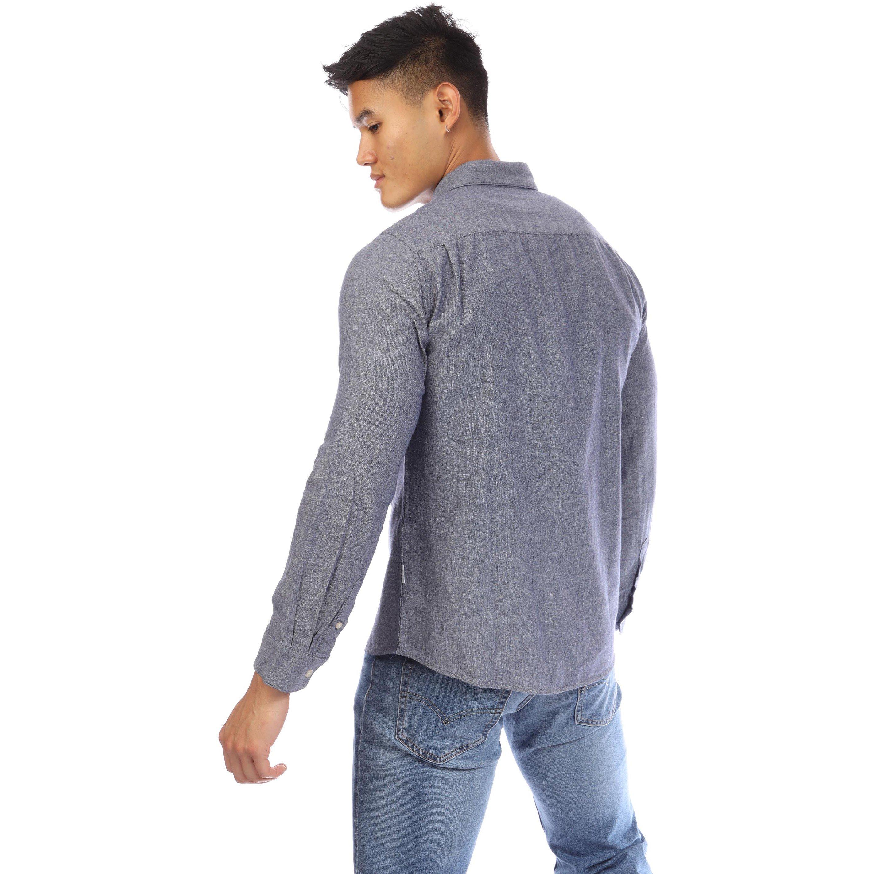 Peter Werth Men's Long Sleeve Plain Shirt | Sports Direct