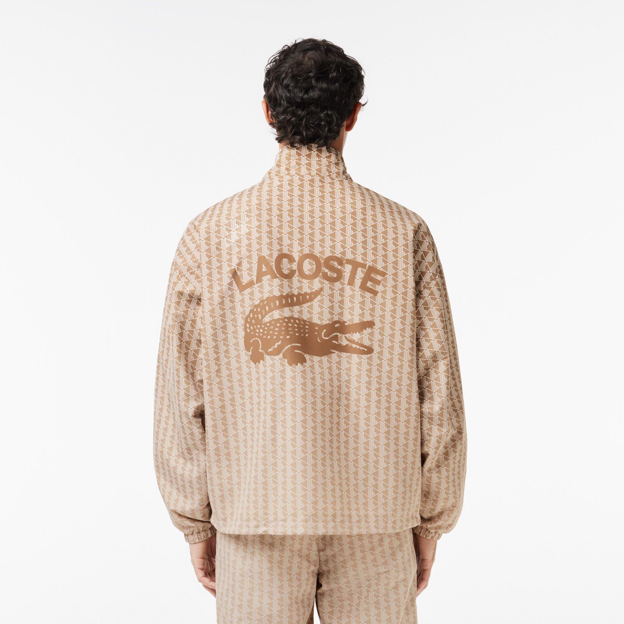 Lacoste | Monogram-Print Ombre Tracksuit Top | Tracksuit Tops | USC