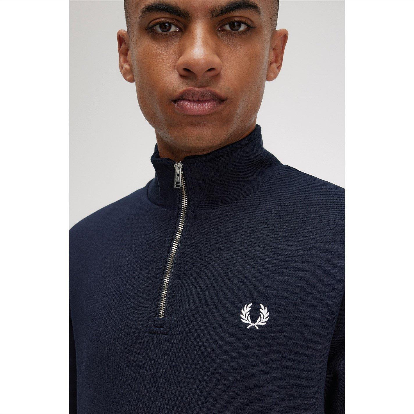 Fred Perry | FredPerry Half Zip Top | 1/4 Zip Fleece Tops | USC