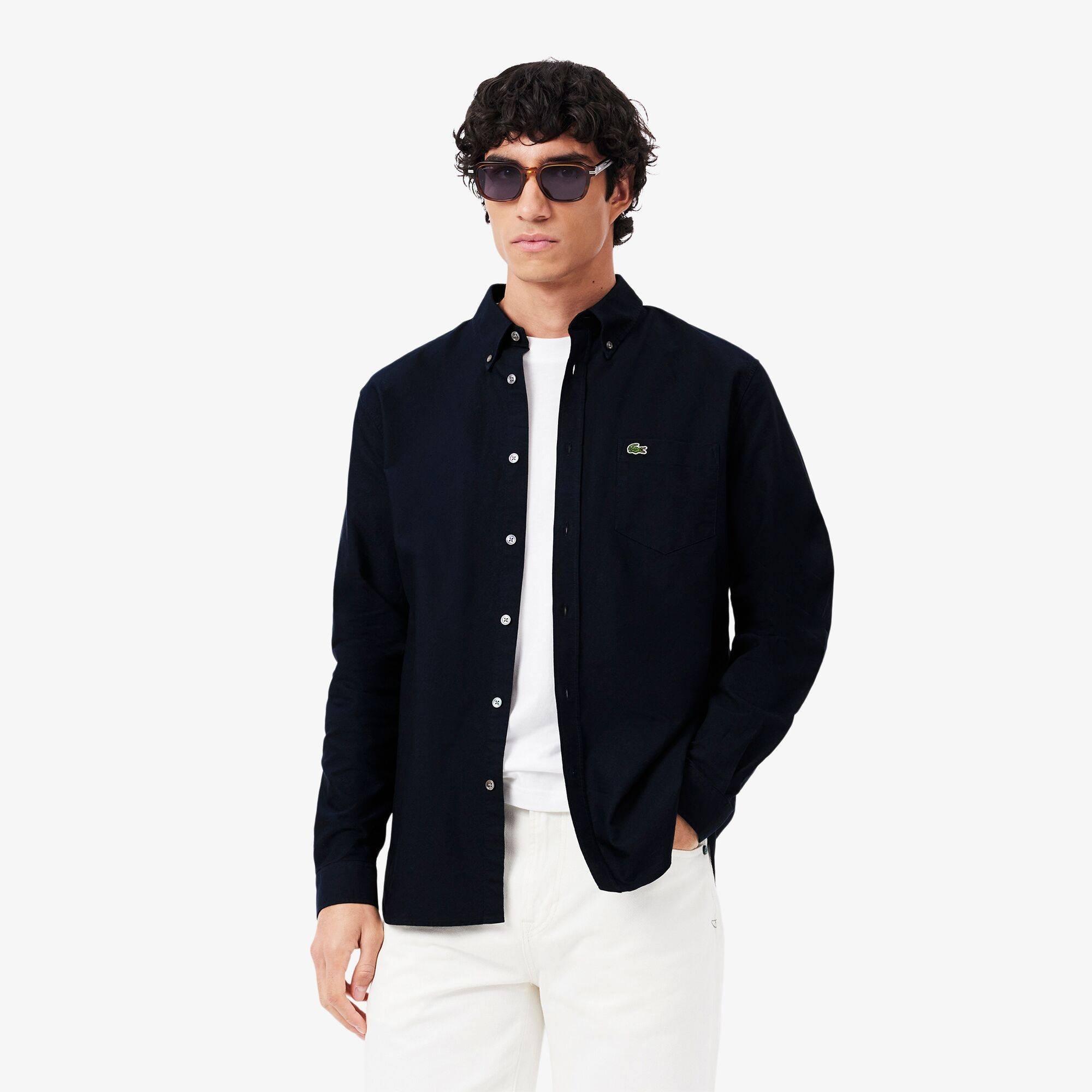 Lacoste | Lacoste Button Down Oxford Shirt | Oxford Shirt - Long Sleeve ...