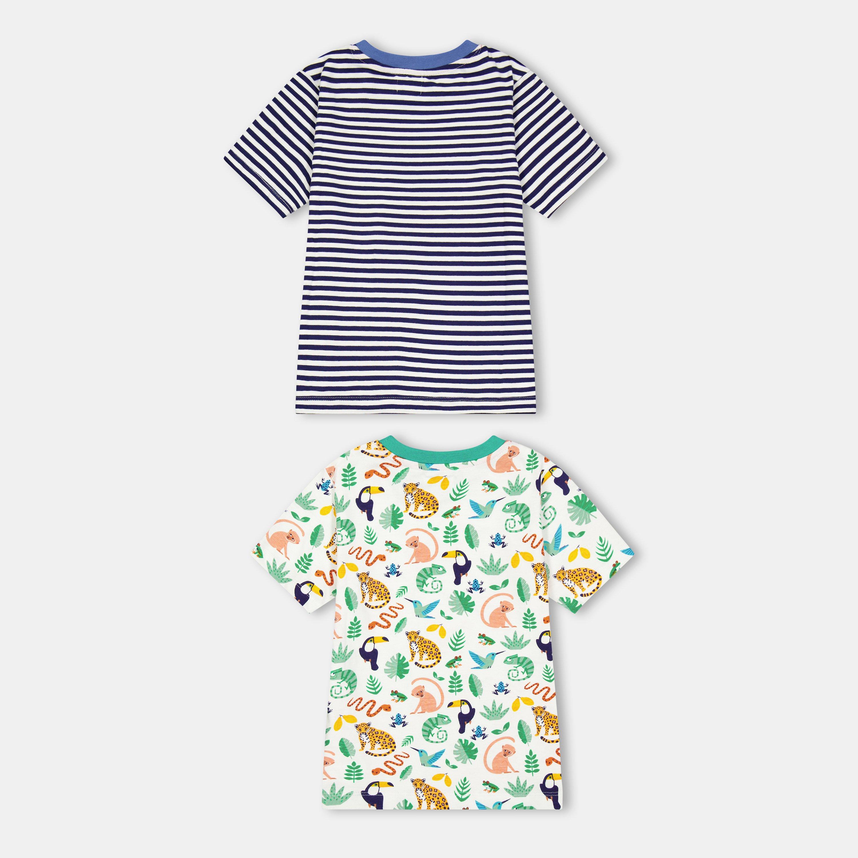 Lilly and Sid | Lilly & Sid Multicoloured Animal Safari And Stripe ...