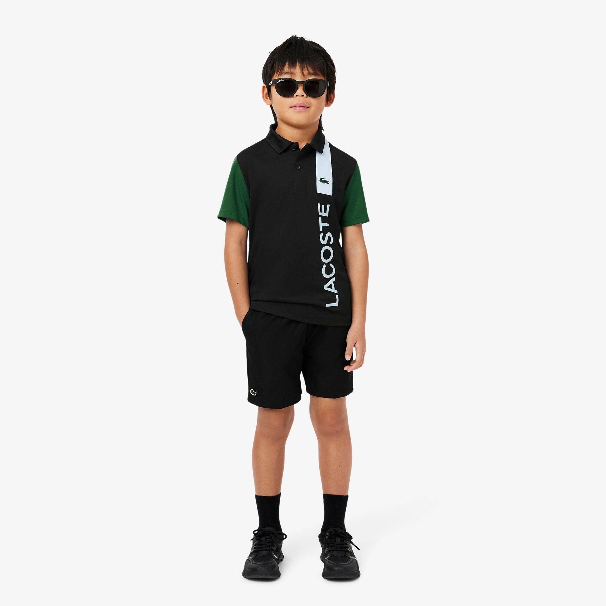 Lacoste | Kids' Crocodile Logo Breathable Short Sleeve Polo Shirt ...