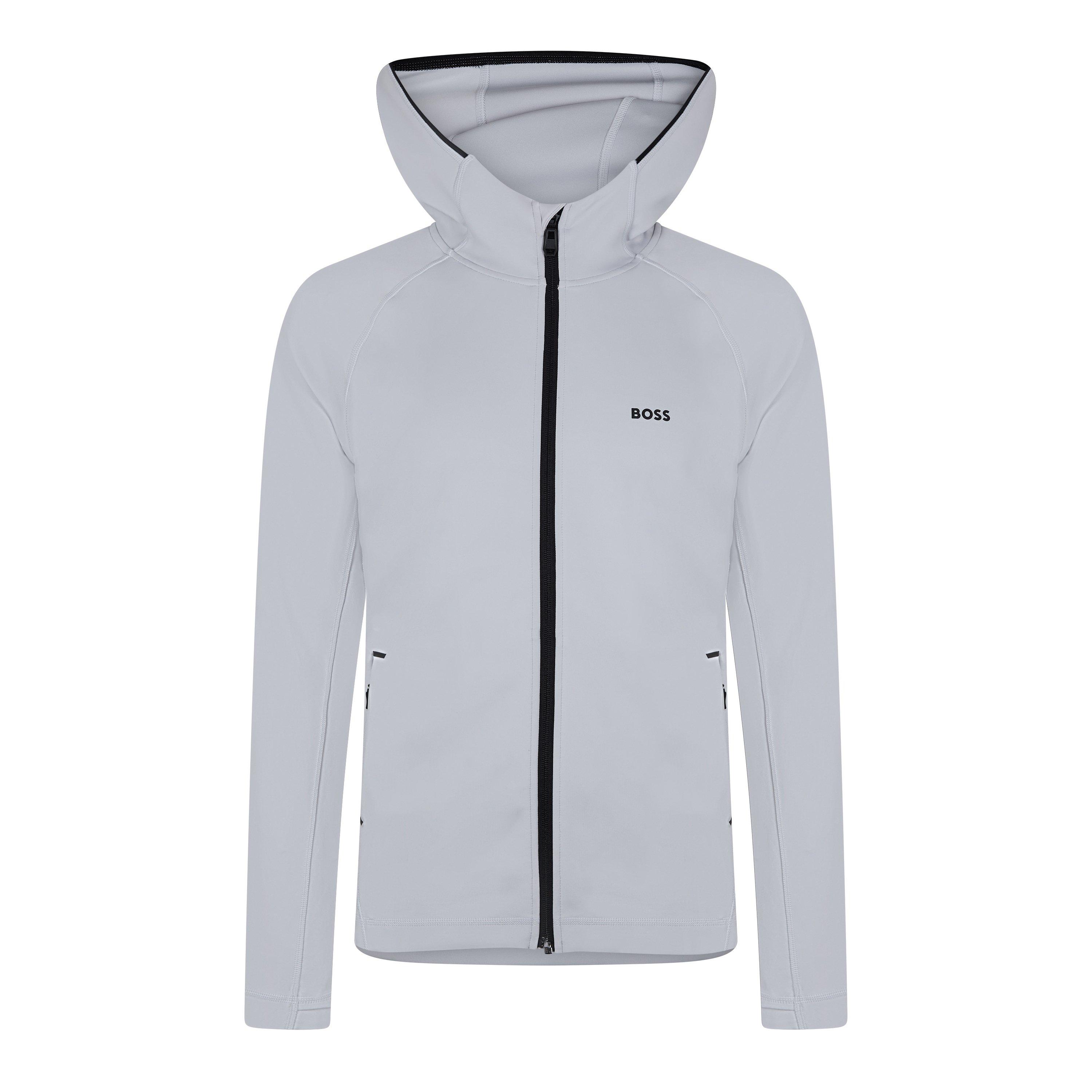 Boss Men's Sicon Active Green Moisture-Wicking Tracksuit Top | FRASERS