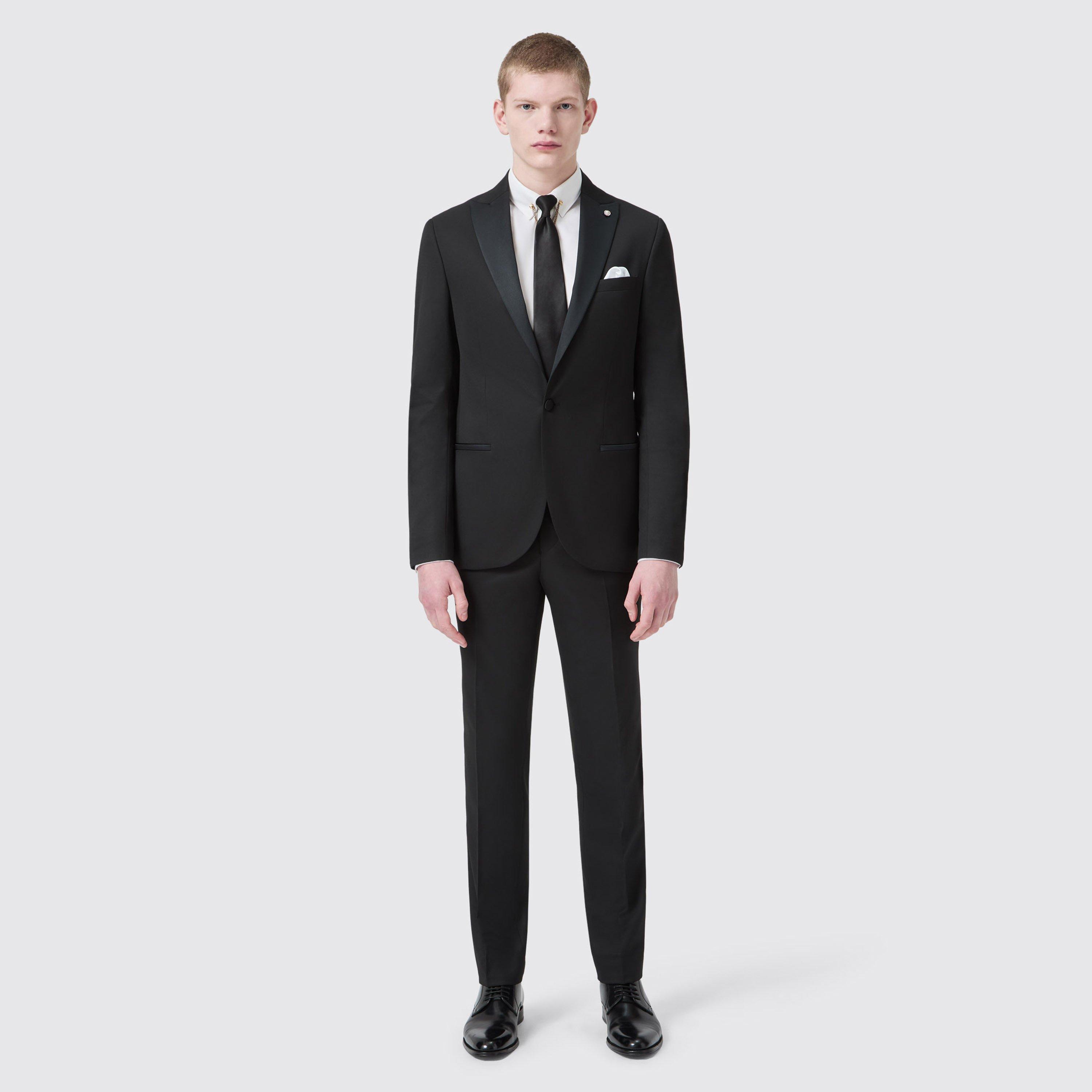 Twisted Tailor | Men's Kingdon Tux Slim Fit Suit Trousers | Suit ...