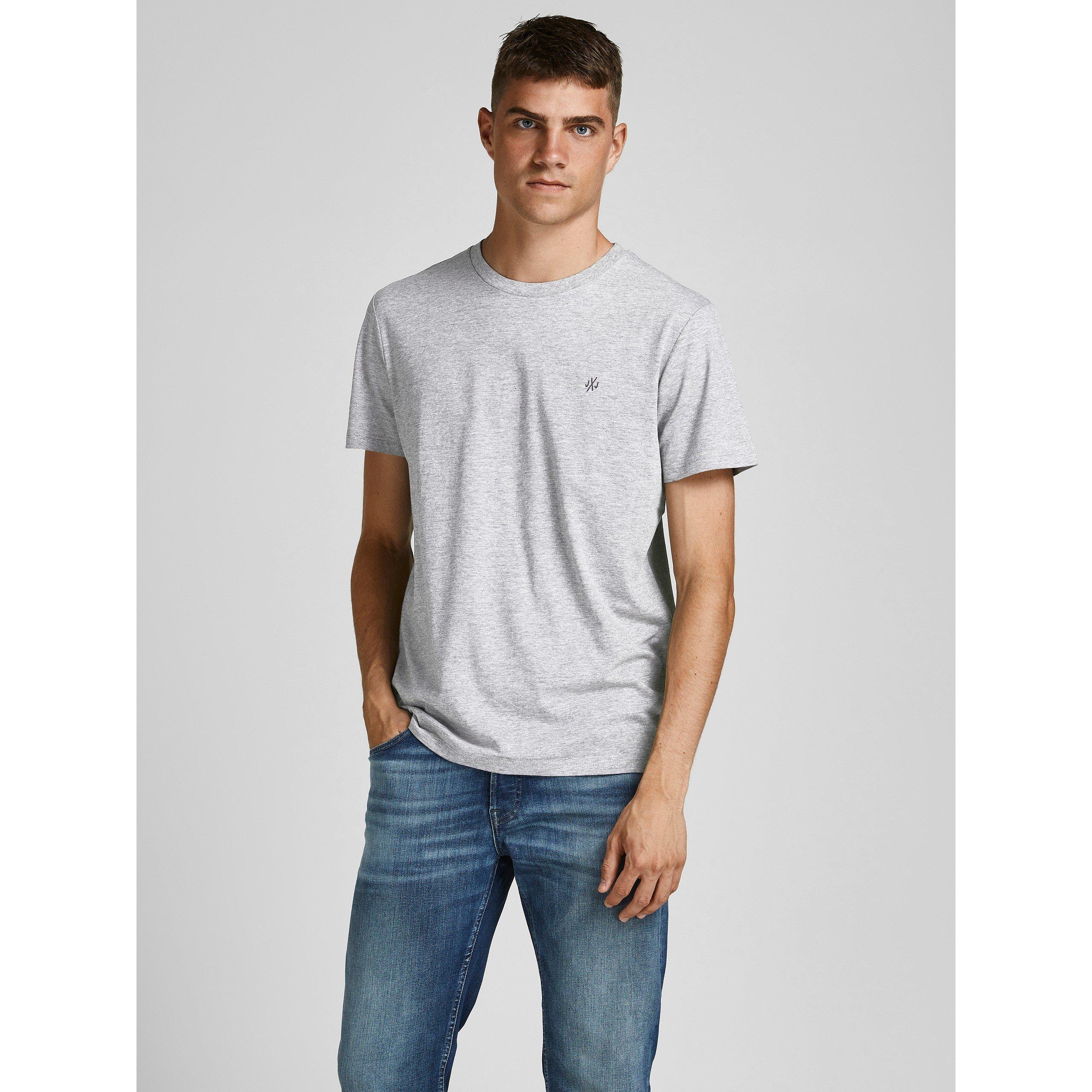 Jack and Jones | 5-Pack JXJ Short Sleeve T-Shirt Mens | Regular Fit T ...