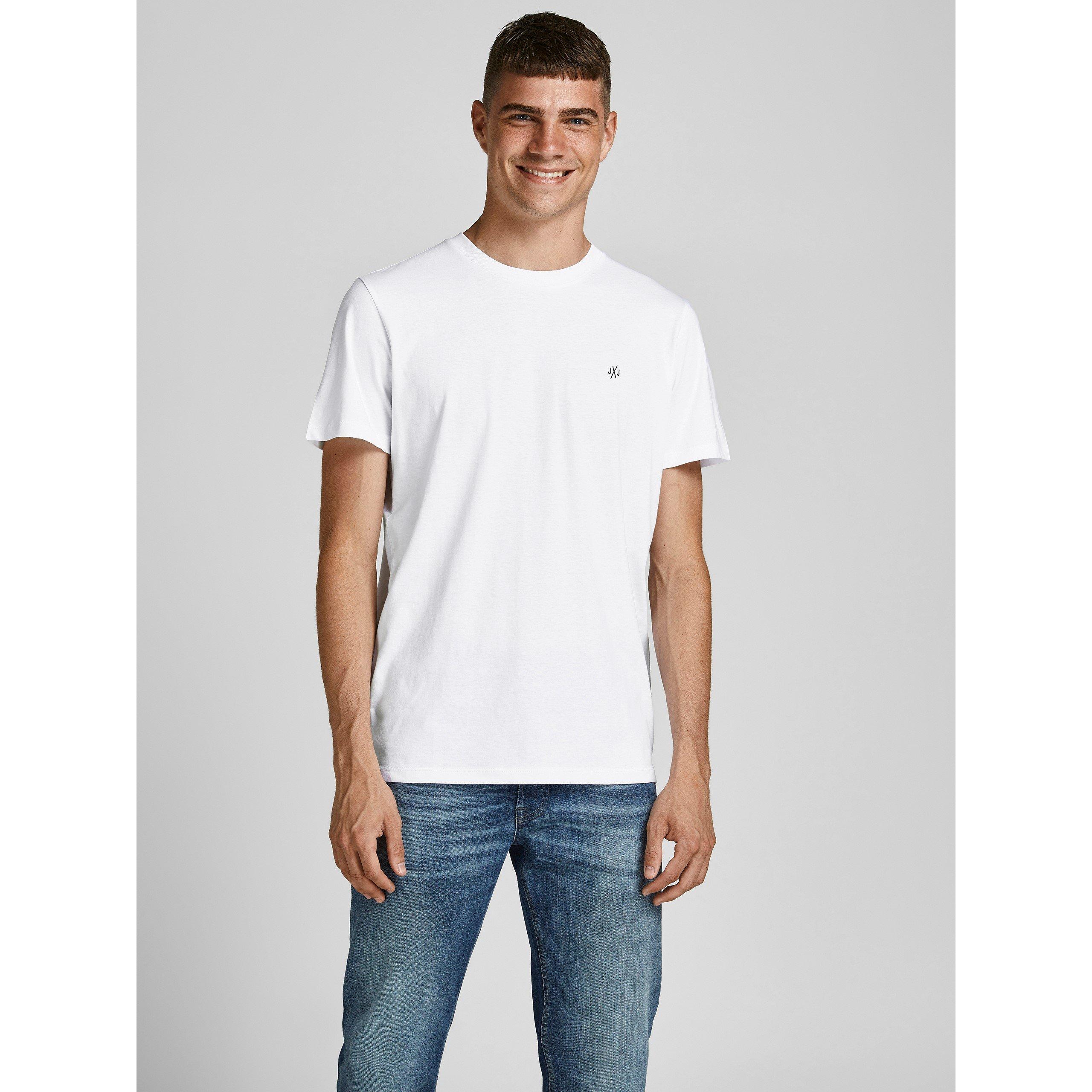 Jack and Jones | 5-Pack JXJ Short Sleeve T-Shirt Mens | Regular Fit T ...