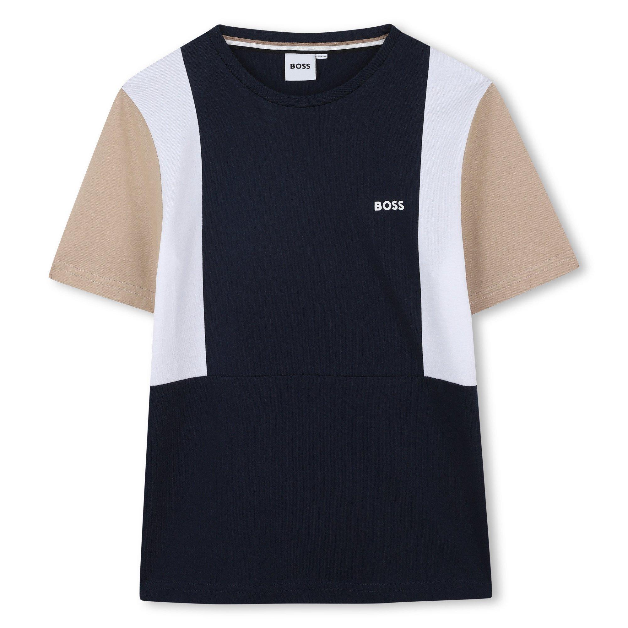 Boss | Kids' Block Logo T-Shirt | Regular Fit T-Shirts | Sports Direct