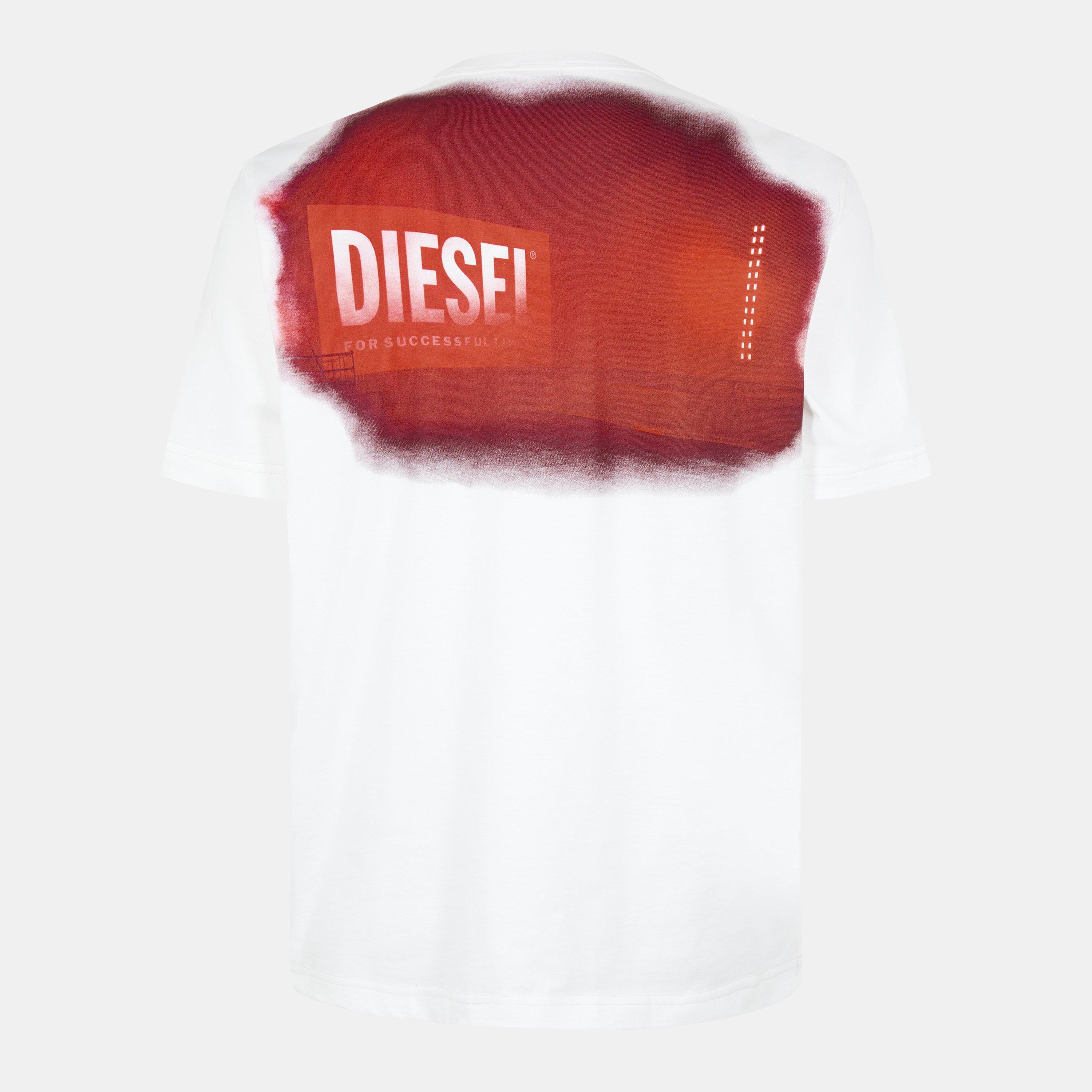 Diesel Jeans | Diesel T-ADJUST-SLIT Sn52 | Regular Fit T-Shirts | USC