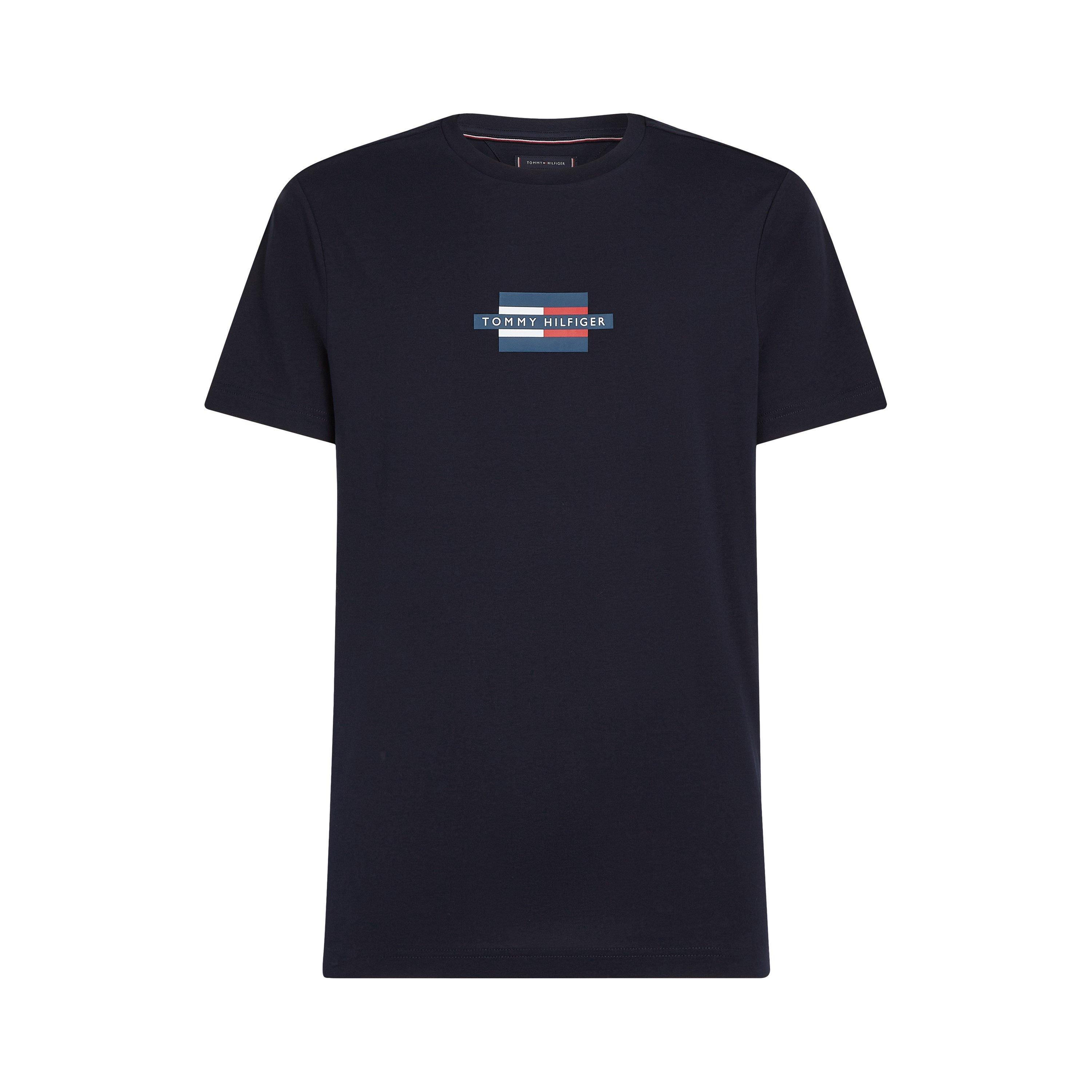Tommy Hilfiger | Men's FLAG BOX Regular Fit T-Shirt | Regular Fit T ...