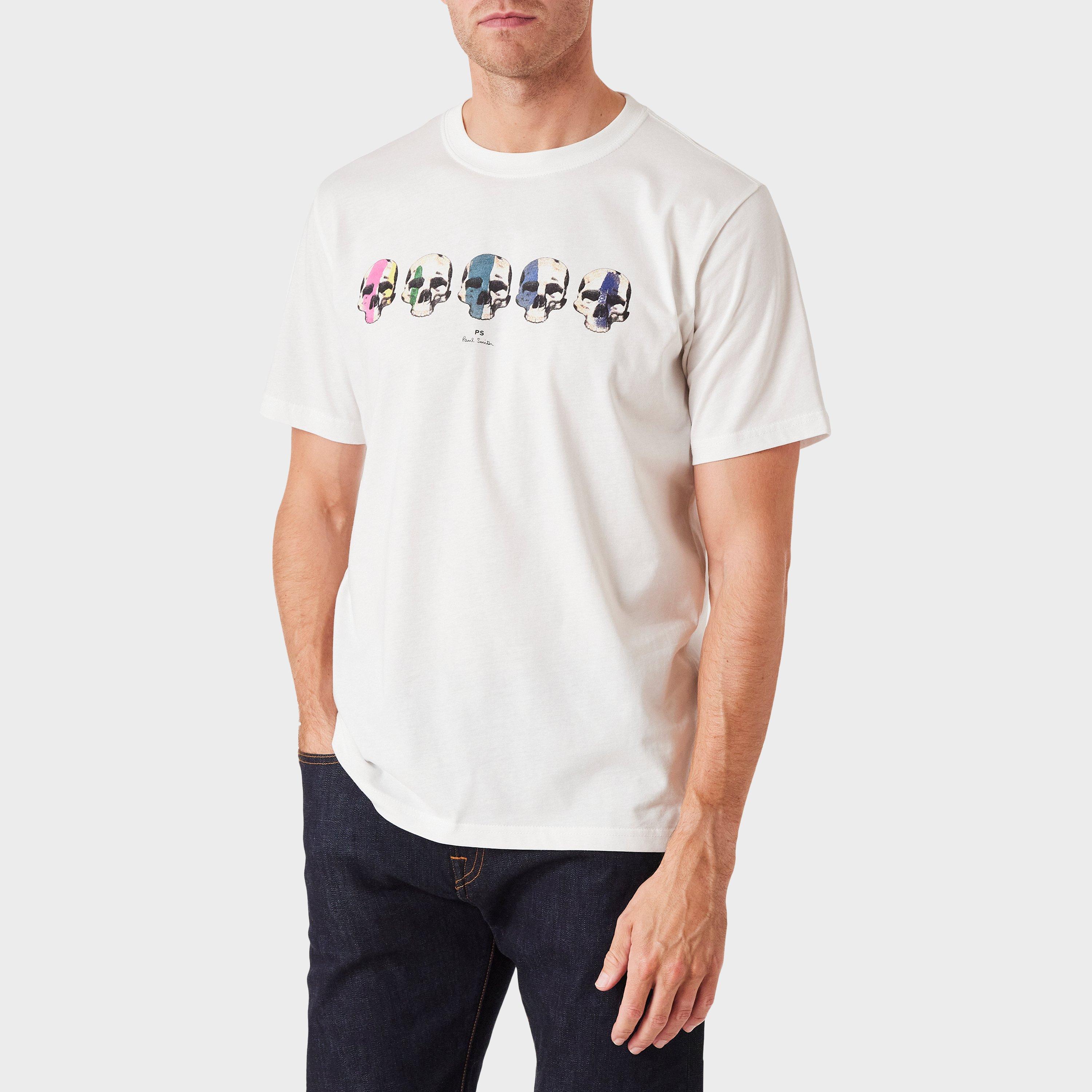 PS Paul Smith | Men's Skull Graphic Regular Fit T-Shirt | Regular Fit T ...
